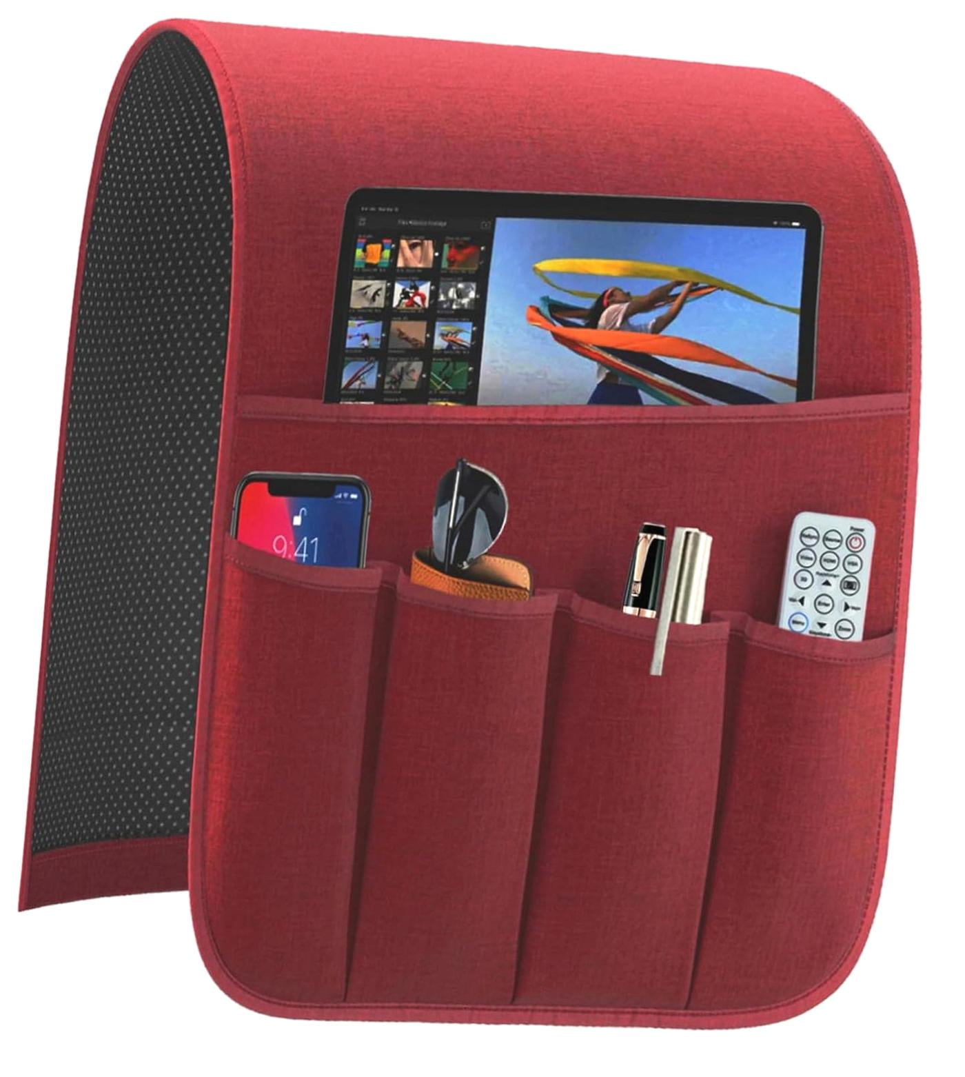 SKYSONIC Armrest Organizer Without Remote Control Holder, Armchair ...