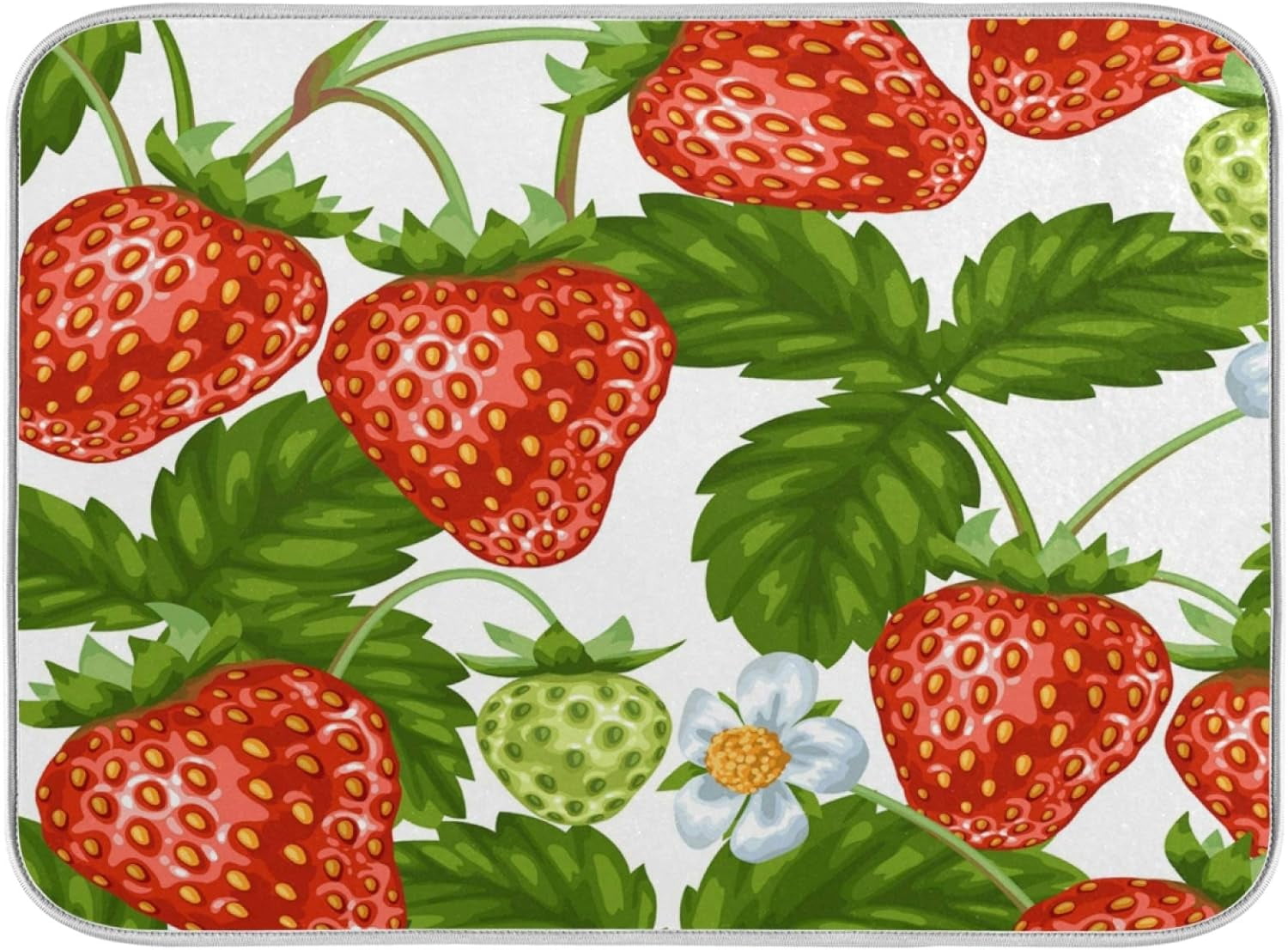 SKYSONIC Art Design Microfiber Dishes Drying Mat Water Absorbent Dish ...