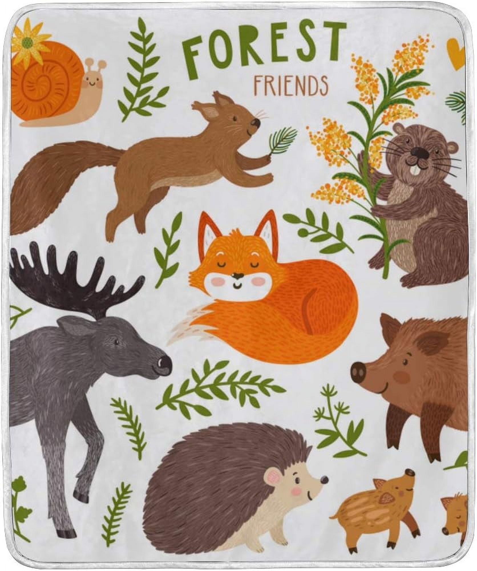 SKYSONIC Baby Kids Cozy Warm Throw Thermal Soft Bed Blanket 50x60 in ...