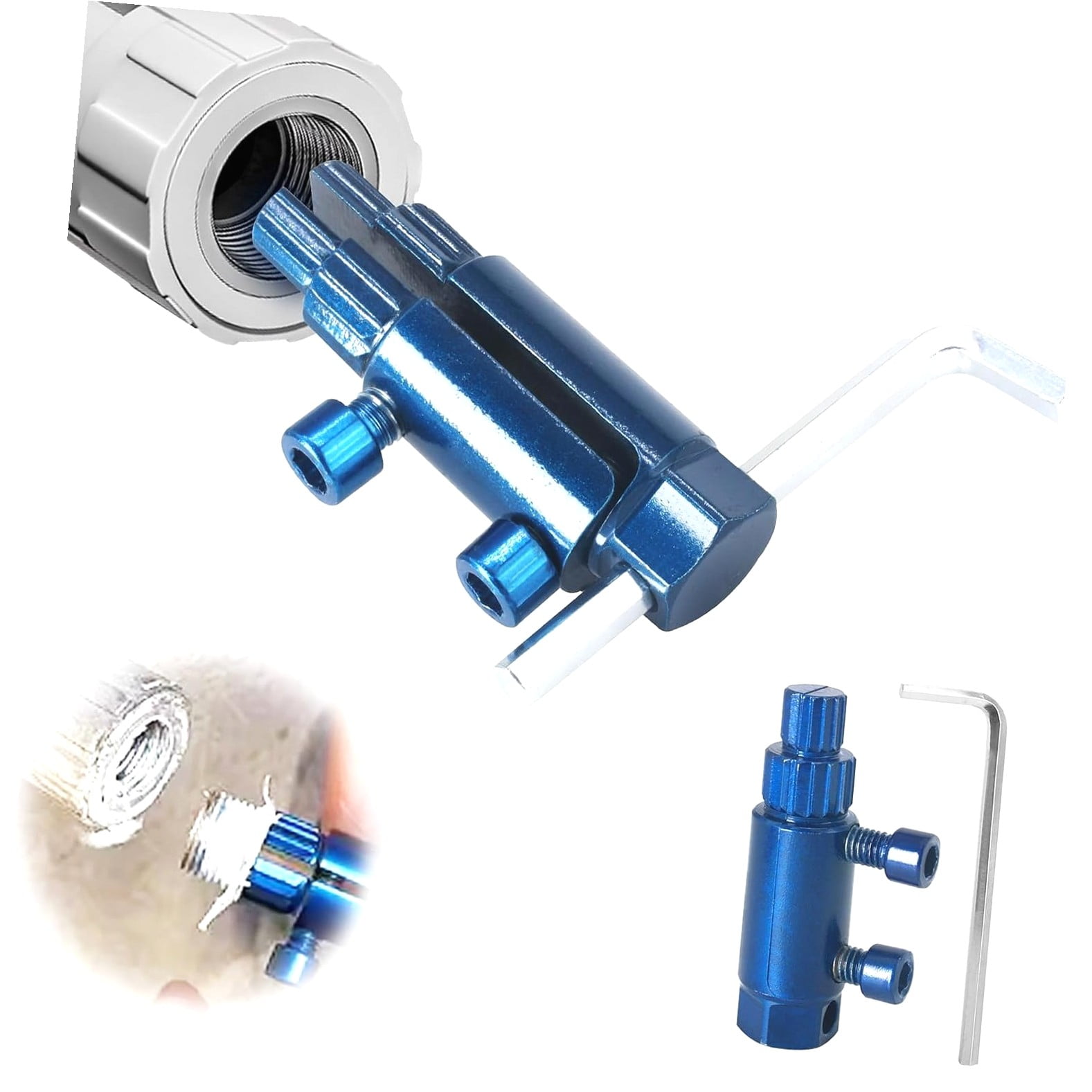 SKYSONIC Broken Pipe Thread Extractor – 12–29mm Remover for 1/2'' 3/4 ...