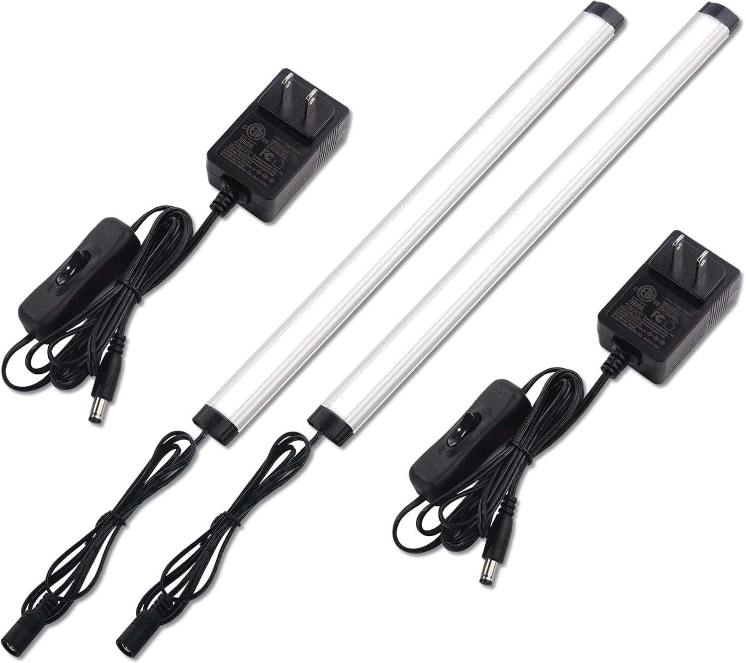 SKYSONIC Under Cabinet LED Light Bar 15", Single Curio Cabinet Display ...