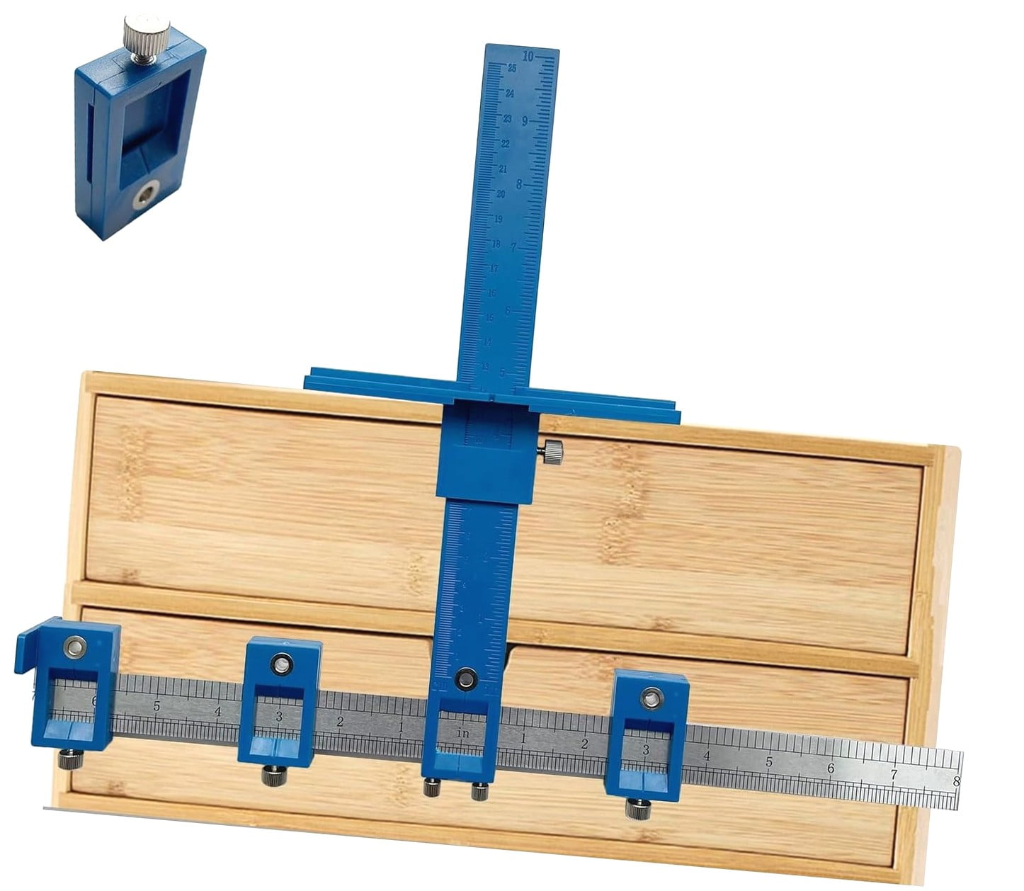 SKYSONIC Cabinet jig Wood Drill Dowel Guide for Drawers and Cabinet ...