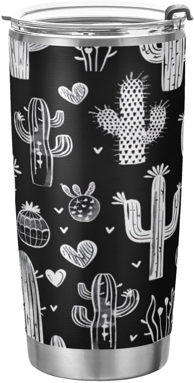 SKYSONIC Cactus Tumbler Stainless Steel Double Wall Vacuum Reusable ...