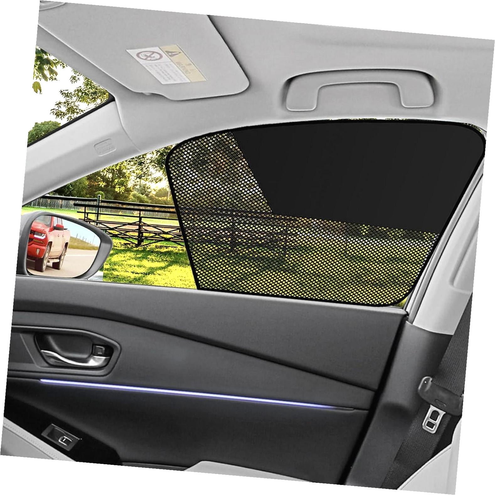 SKYSONIC Car Window Shades, Magnetic Single-Layer Side Protectors with ...