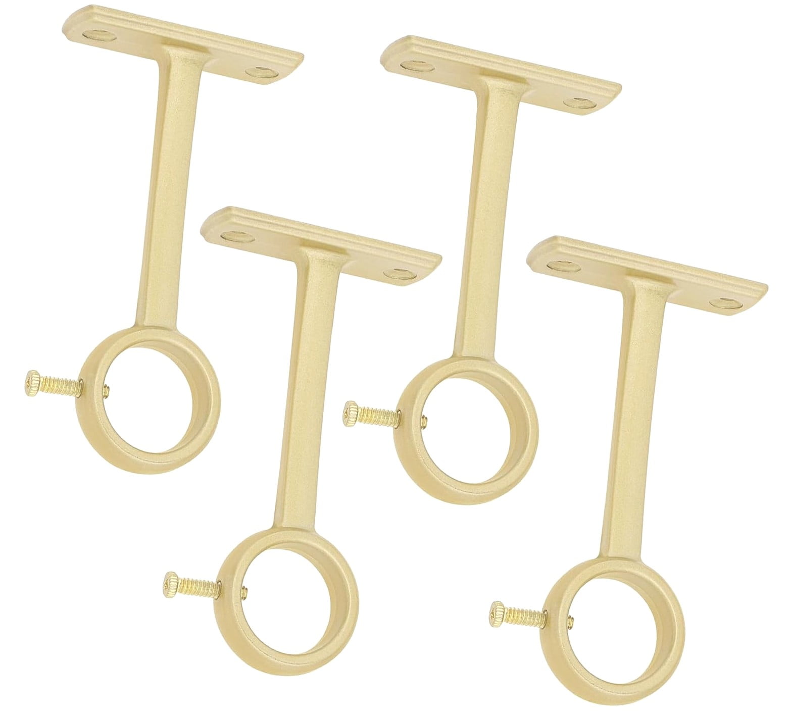 SKYSONIC Ceiling-Mount Curtain Rod Brackets, Ceiling and Wall Curtain ...