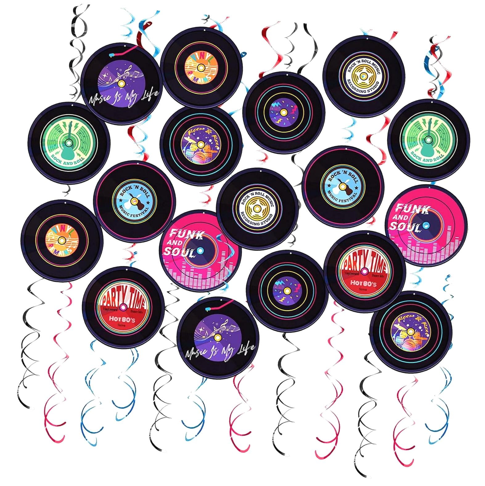 SKYSONIC Cinema Night Ceiling Decorations, 48-Piece Set Featuring ...