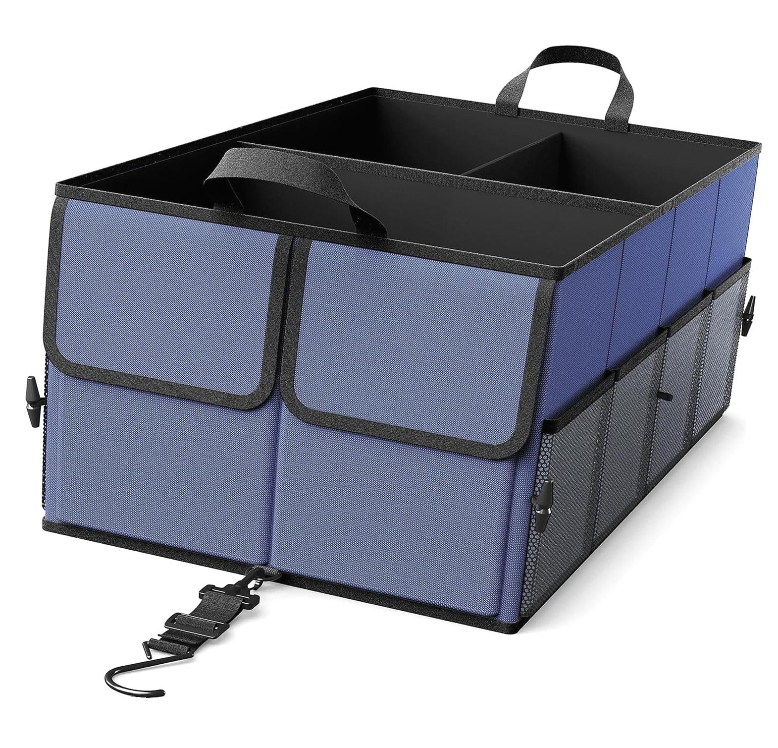 SKYSONIC Collapsible Car Trunk Organizer, Triple-Section with ...