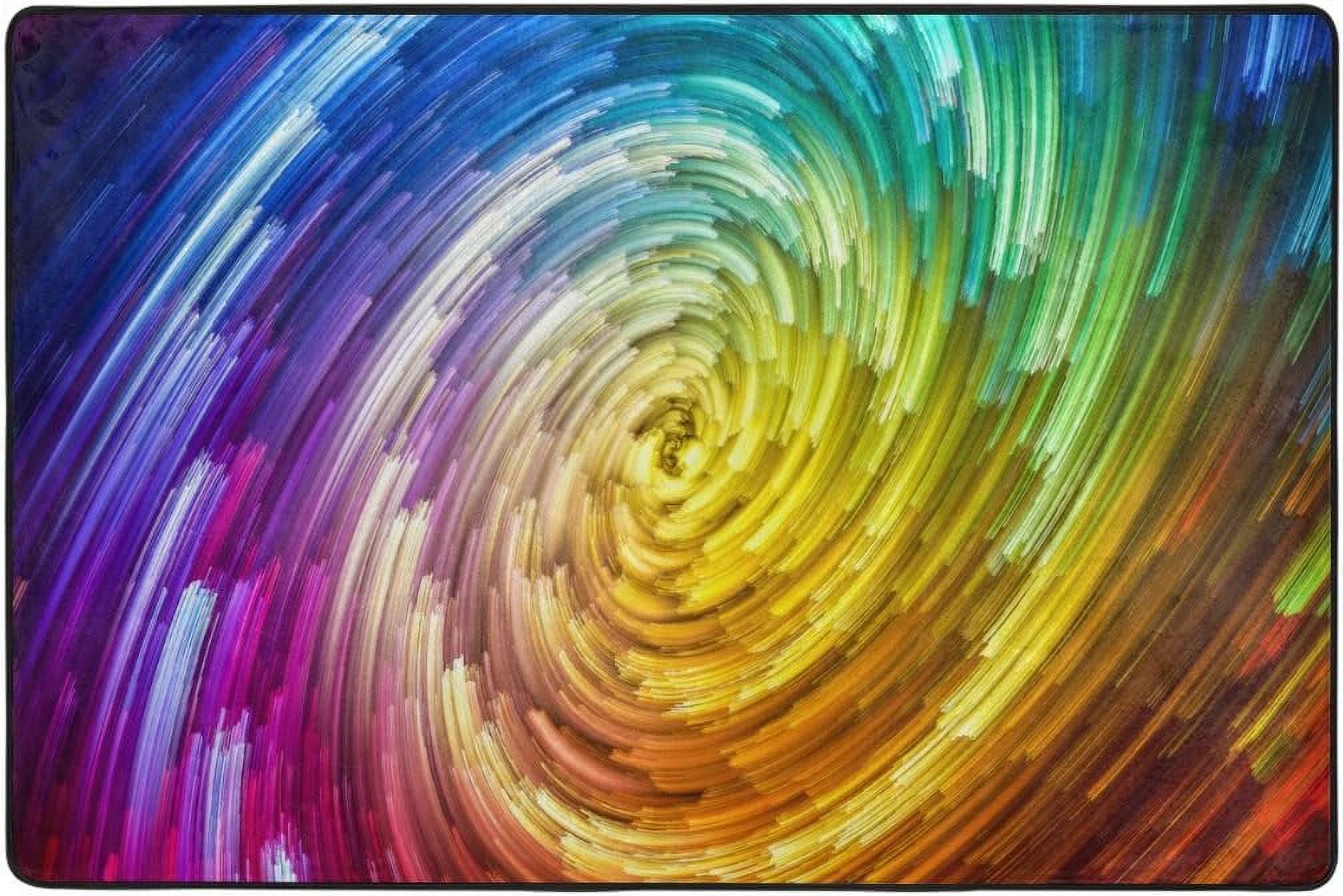 SKYSONIC Color Swirl Series Area Rug Pad 24x36 Inch 100% Light Weight ...