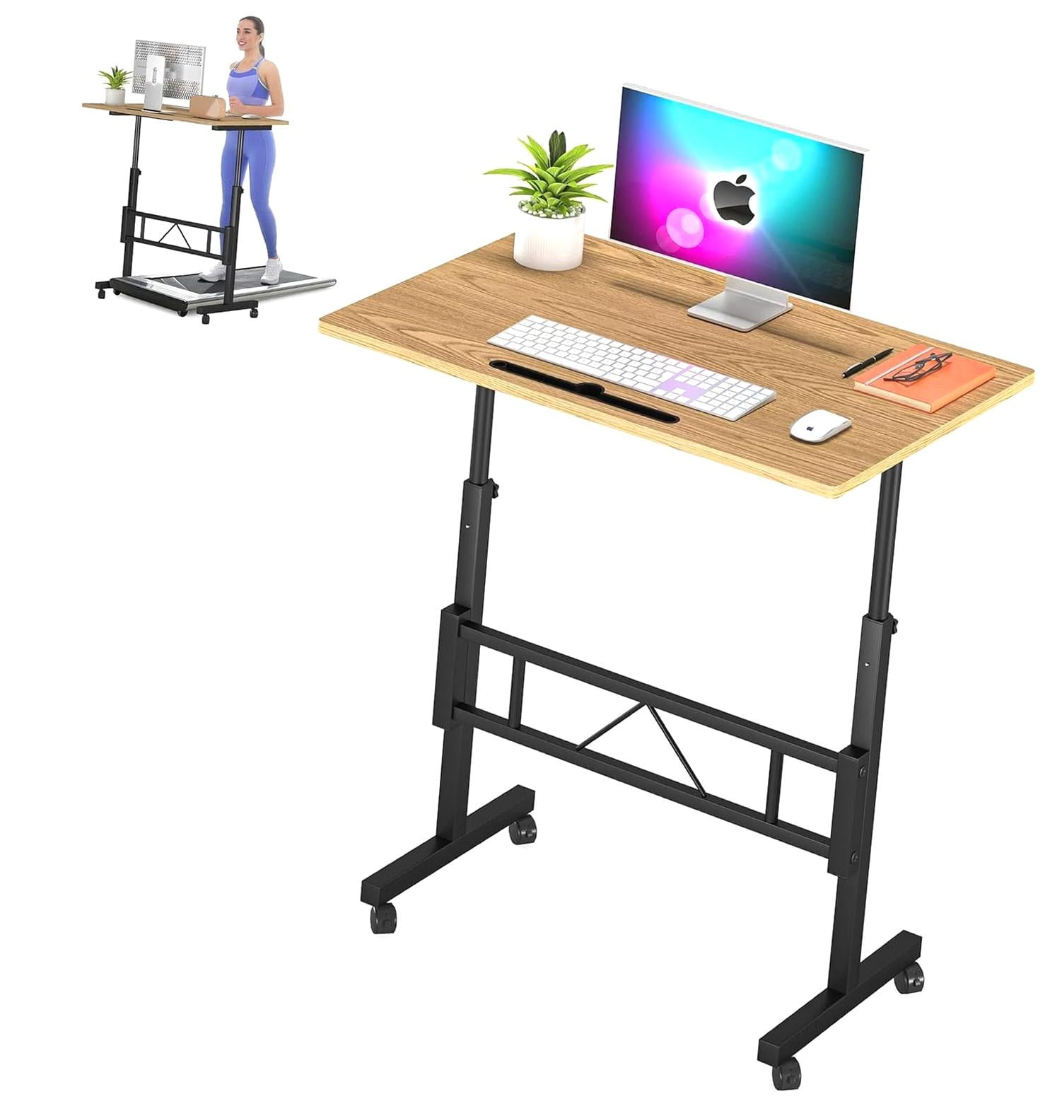 SKYSONIC Compact Adjustable Standing Desk, for Sitting and Standing ...