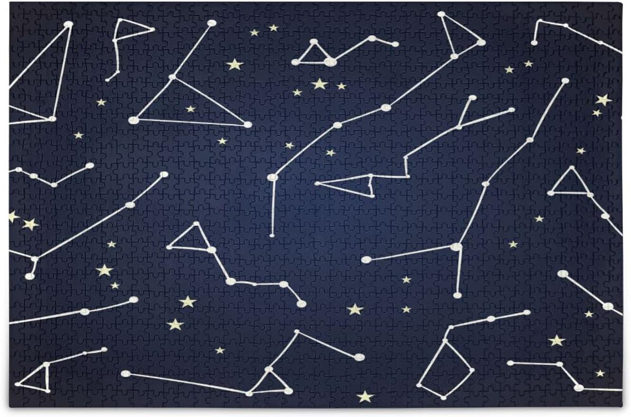 SKYSONIC Constellation Star Blue Jigsaw Puzzles for Adults 500PCS ...