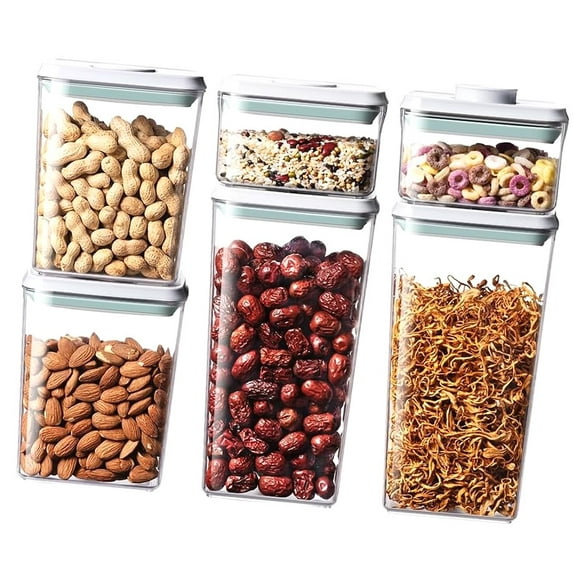 SKYSONIC Container Set, 6-Piece Airtight Containers with for Kitchen ...