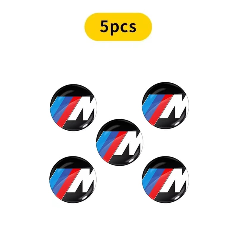 11mm 14mm Car Remote Key Emblem Badge Radio button Sticker For BMW M ...