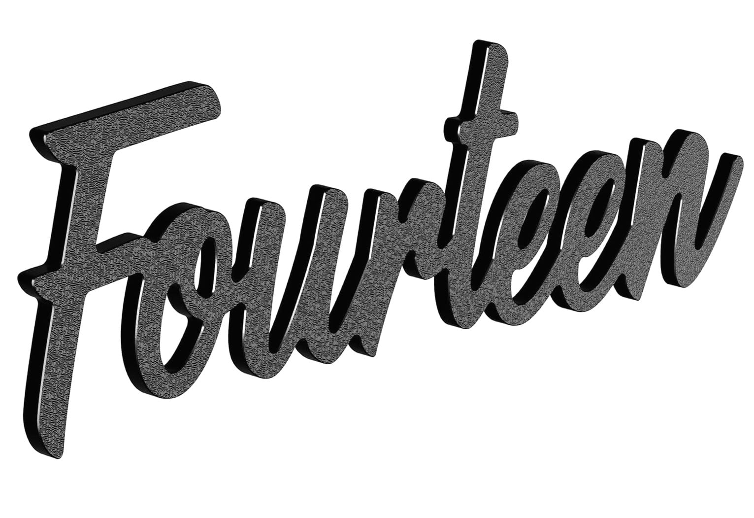 SKYSONIC Cursive House Numbers for Outside – 6 Inch Script Address ...