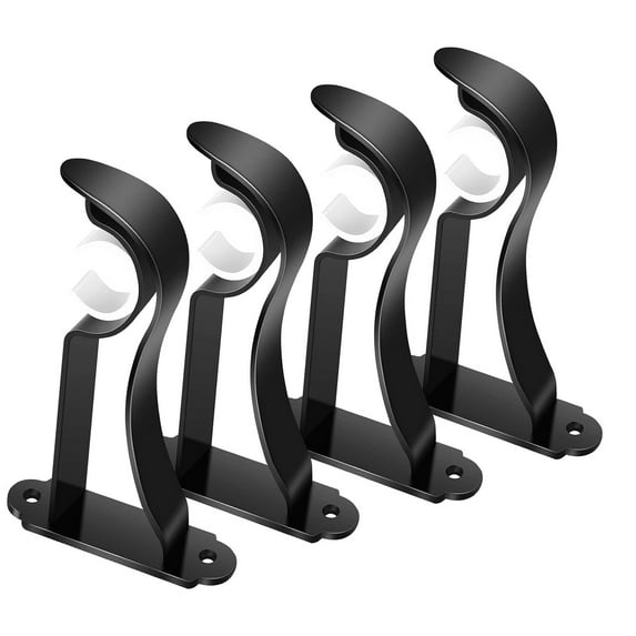 SKYSONIC Curtain Rod Brackets, Curtain Rod Holders, Rod Hangers Drapery ...