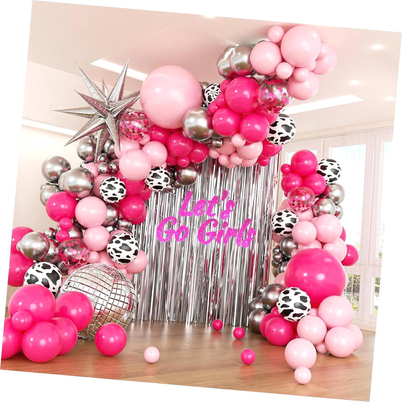 SKYSONIC Disco Cowgirl Celebration Decor featuring Glowing Silver Print ...