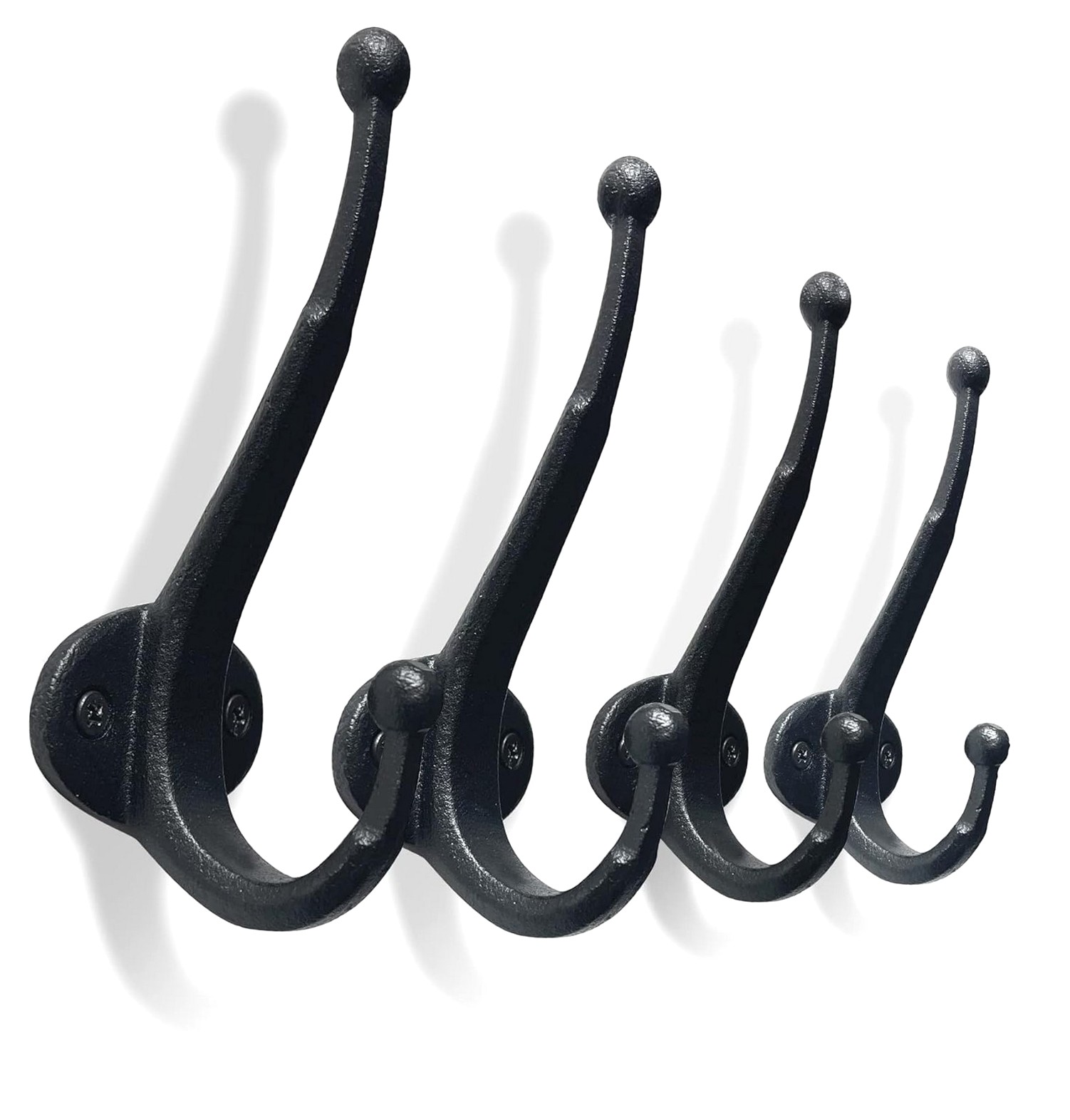 SKYSONIC Double Prong Wall Mount for Mudroom, for Bathroom Wall ...