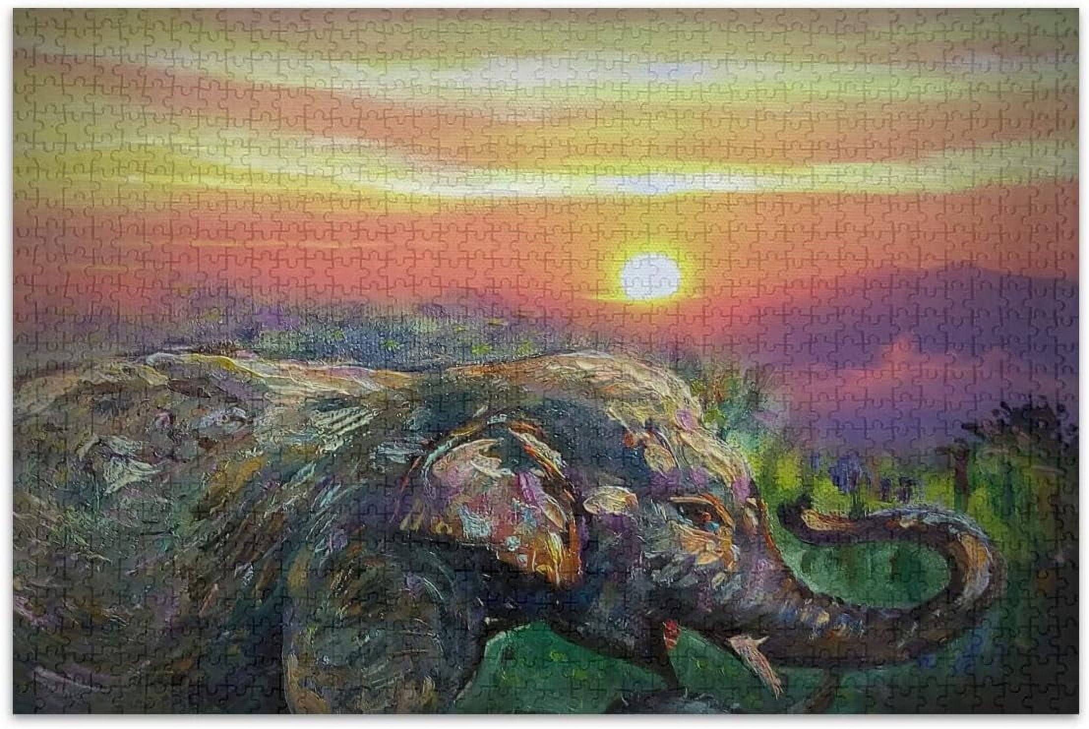 SKYSONIC Elephant Jigsaw Puzzles 500 Piece for Adults Large Puzzle Game ...