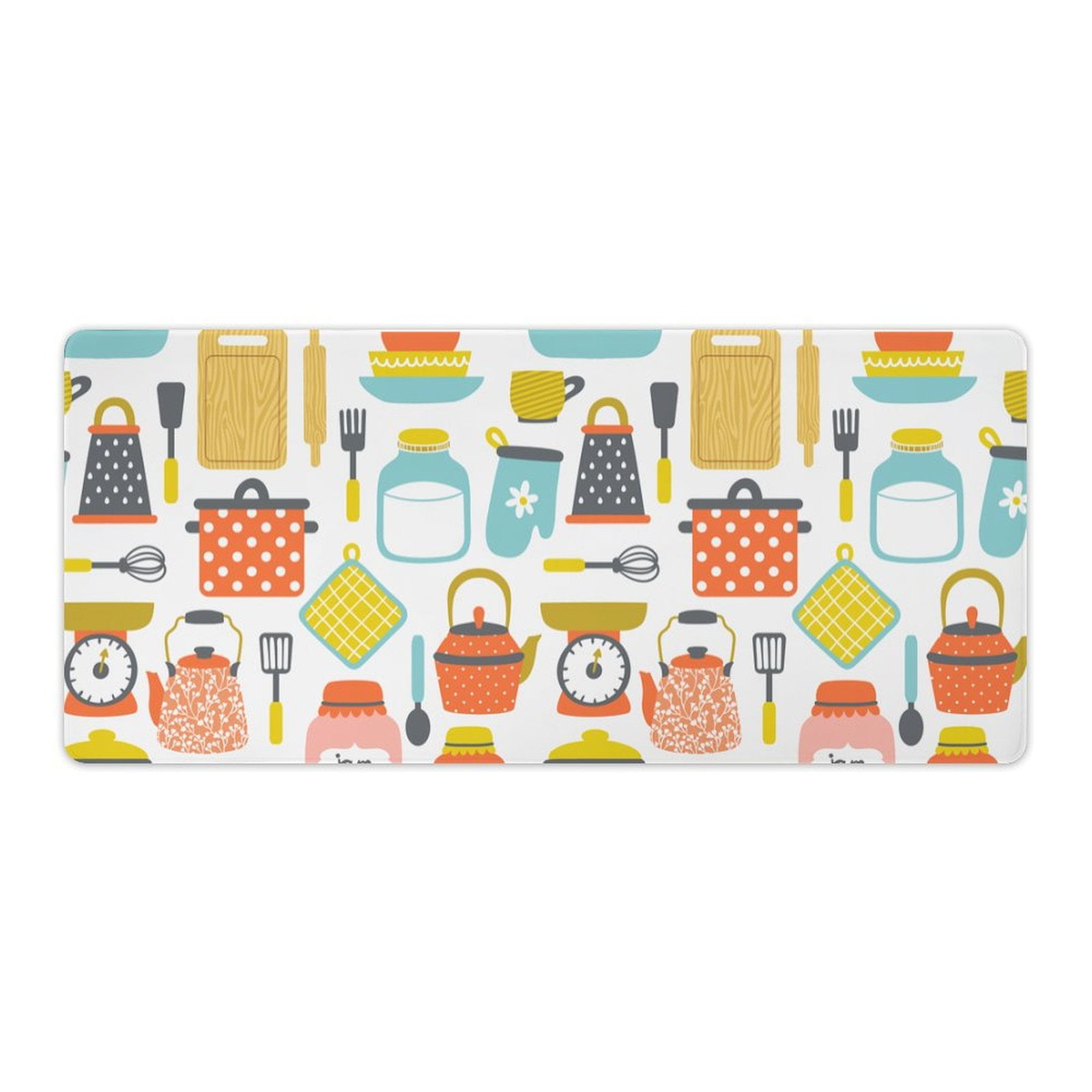 SKYSONIC Extended Large Gaming Mouse Pad, Pattern Kitchenware Pans ...
