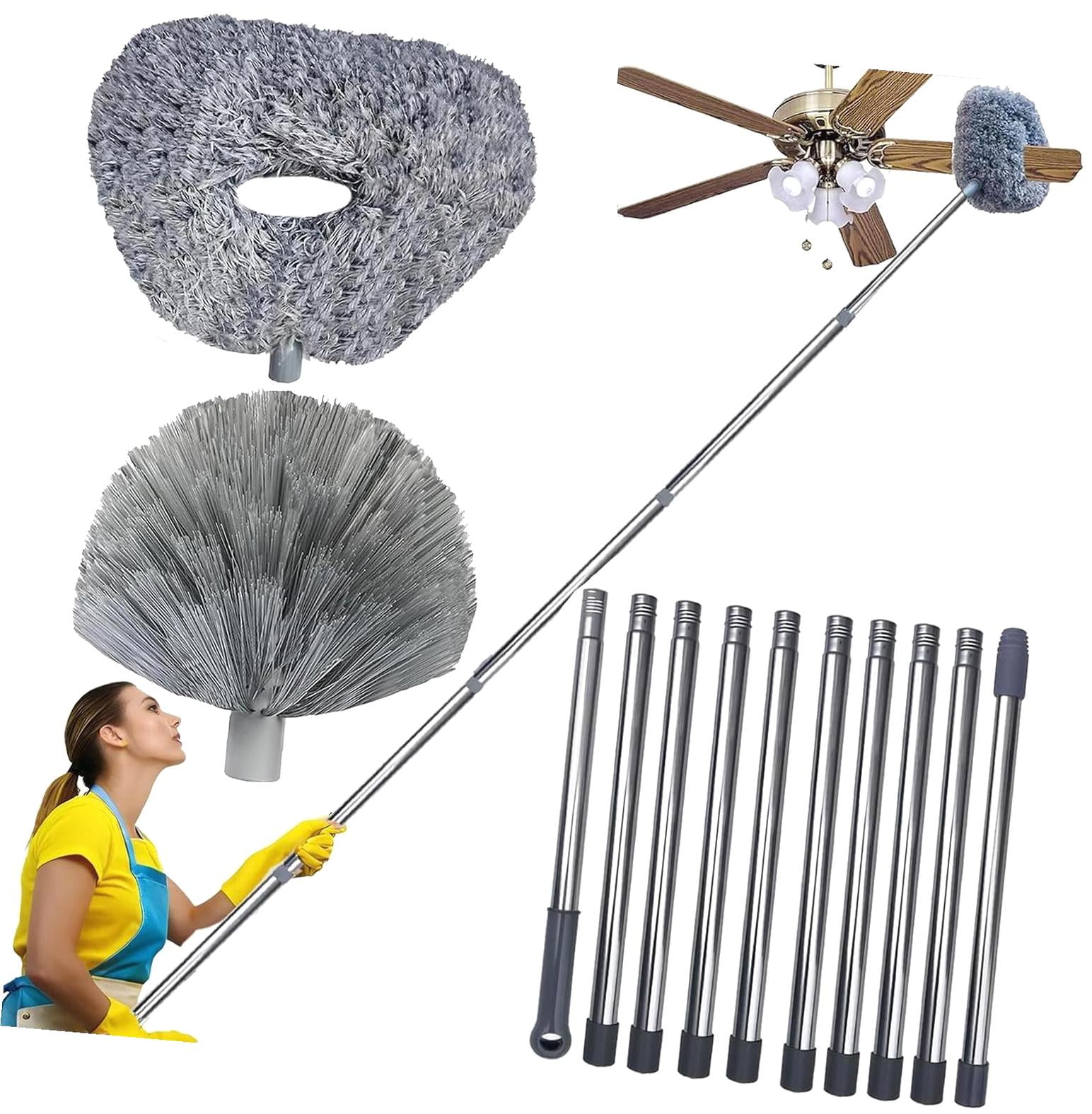 SKYSONIC Extended Reach Dusting Kit Over 20 Feet, Includes Cobweb and ...