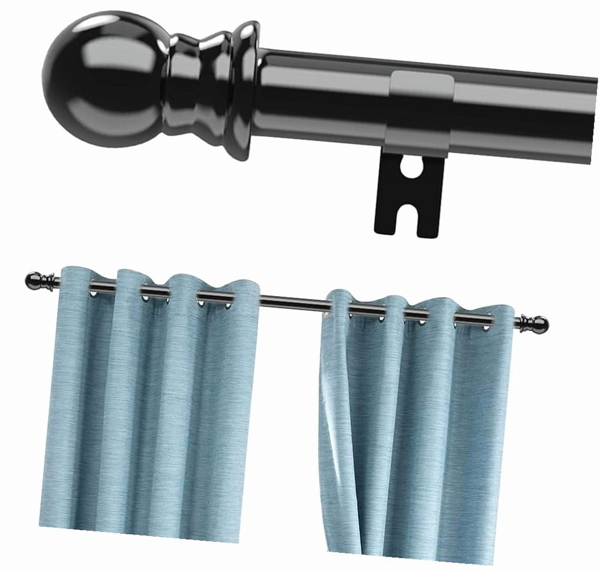 SKYSONIC Extra Long Curtain Rods 120 to 200 inch, 1 inch Curtain Rods ...