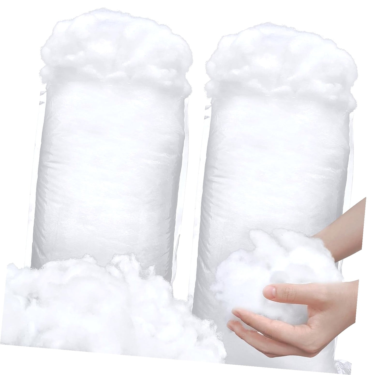SKYSONIC Fake Snow Decorations, 60 Sqft Fiber Soft Christmas Artificial ...
