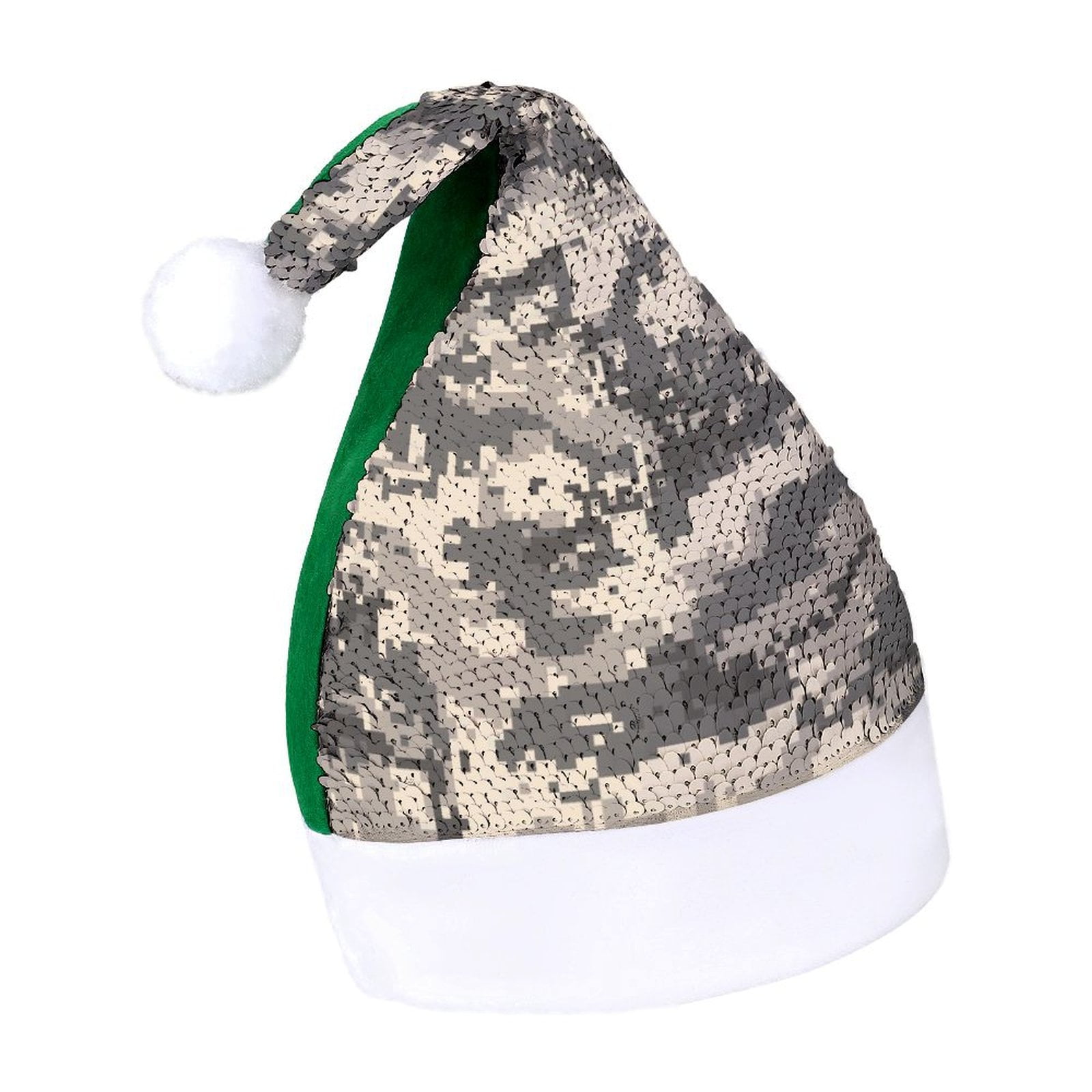 SKYSONIC Festive Christmas Hat with Reversible Sequins, Brown Desert ...