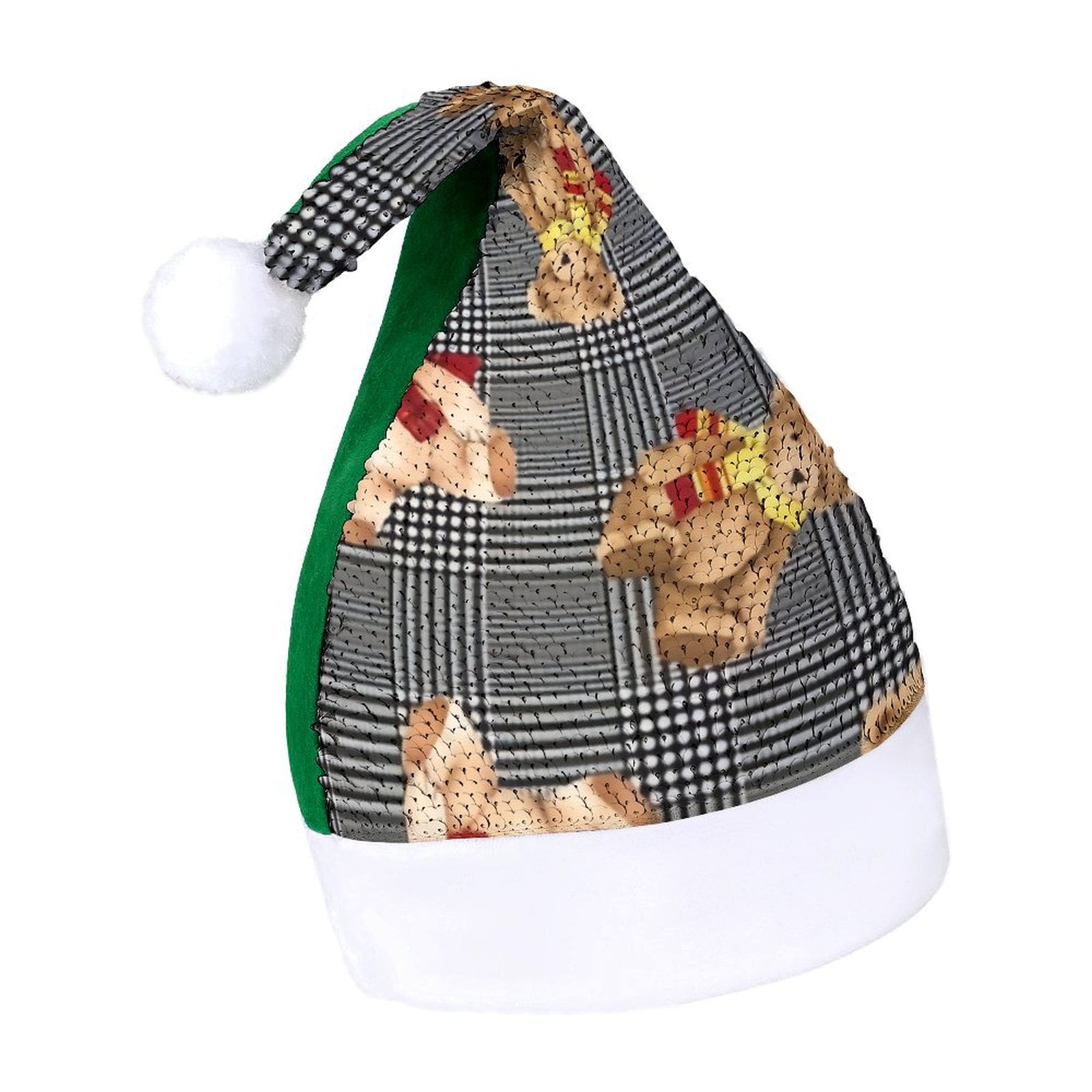 SKYSONIC Festive Christmas Hat with Reversible Sequins Fits Most ...