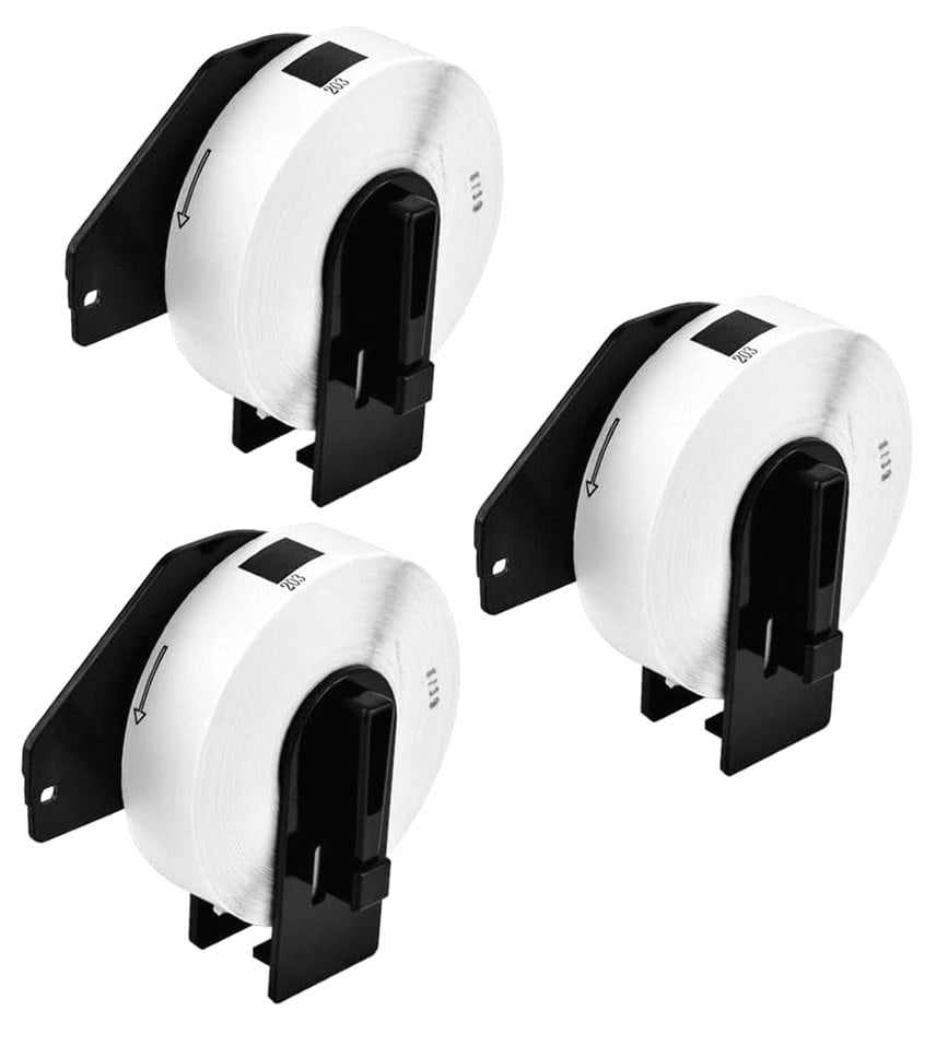 SKYSONIC File Folder Labels for -1203, 0.66 by 3.4 inches, 300 Labels Per Roll White Paper with ...