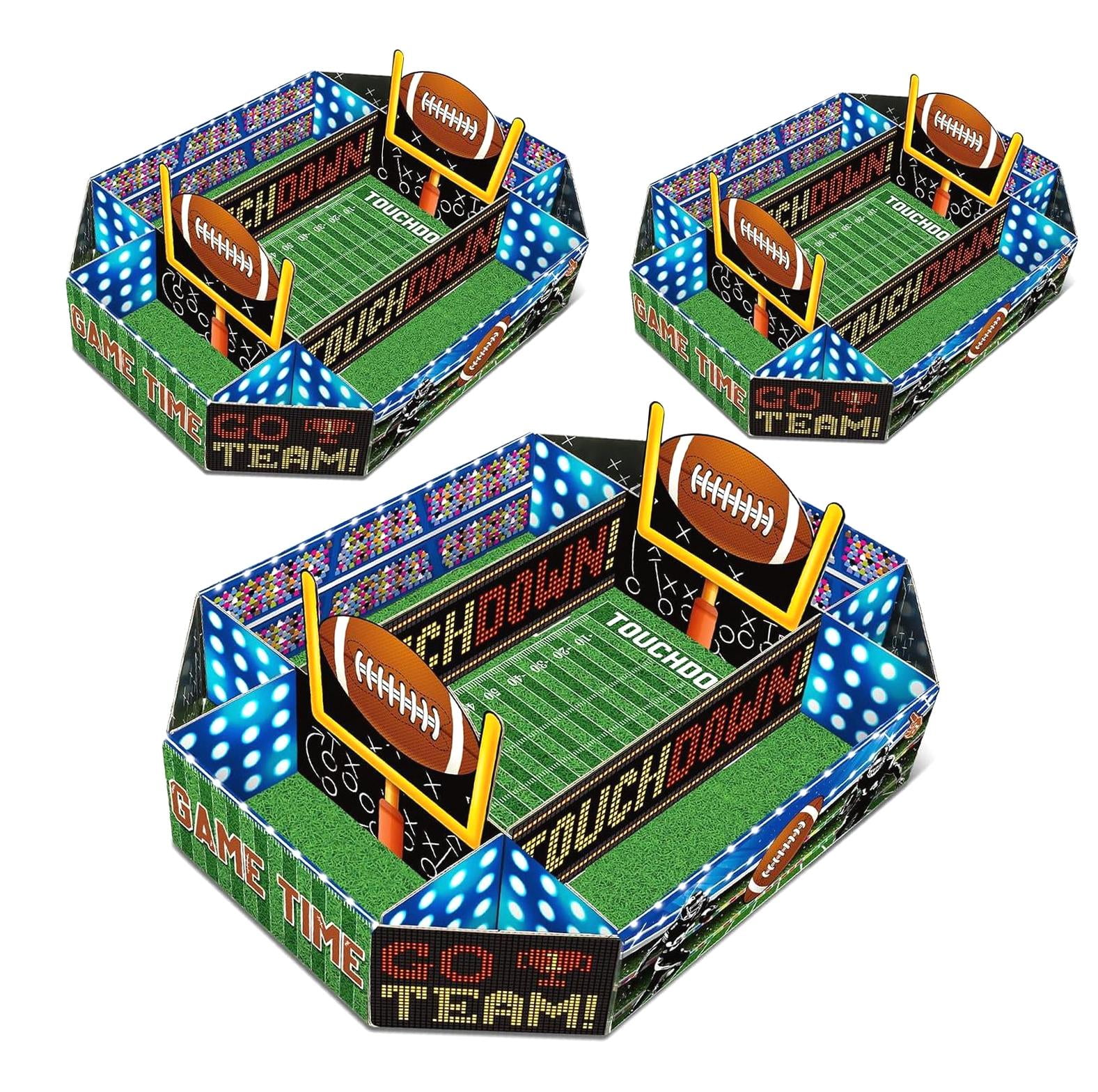 SKYSONIC Football Snack Serving Tray Football Party Essentials Large ...