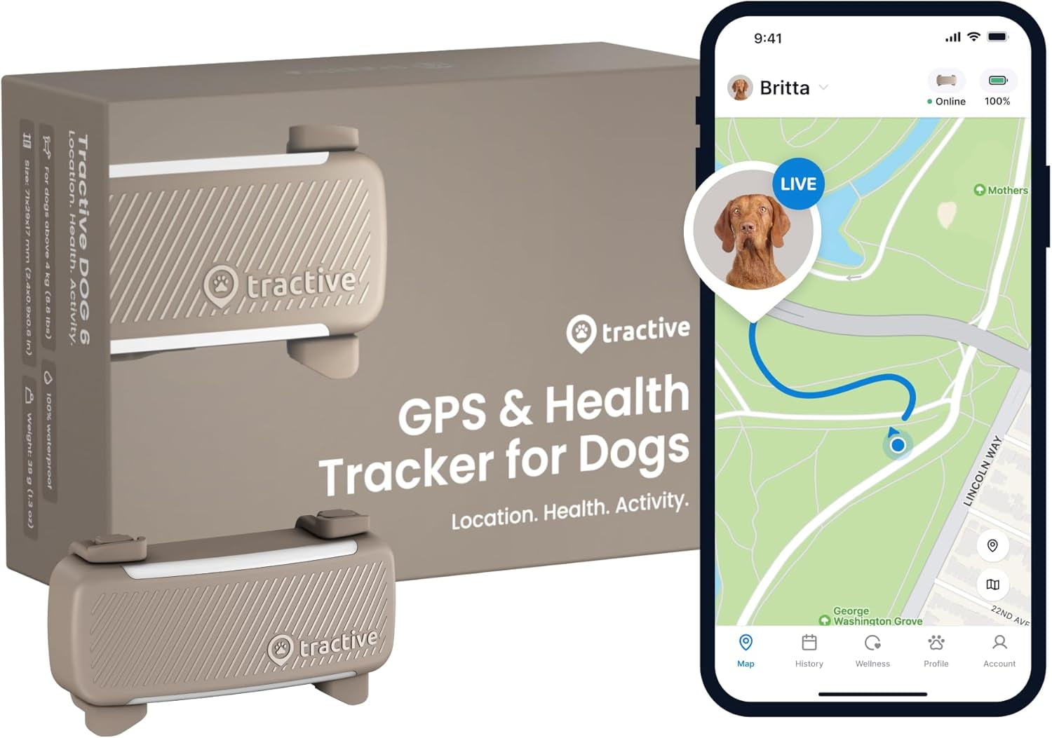 SKYSONIC GPS Dog Tracker (2025 Release) | Real-time Pet Location ...