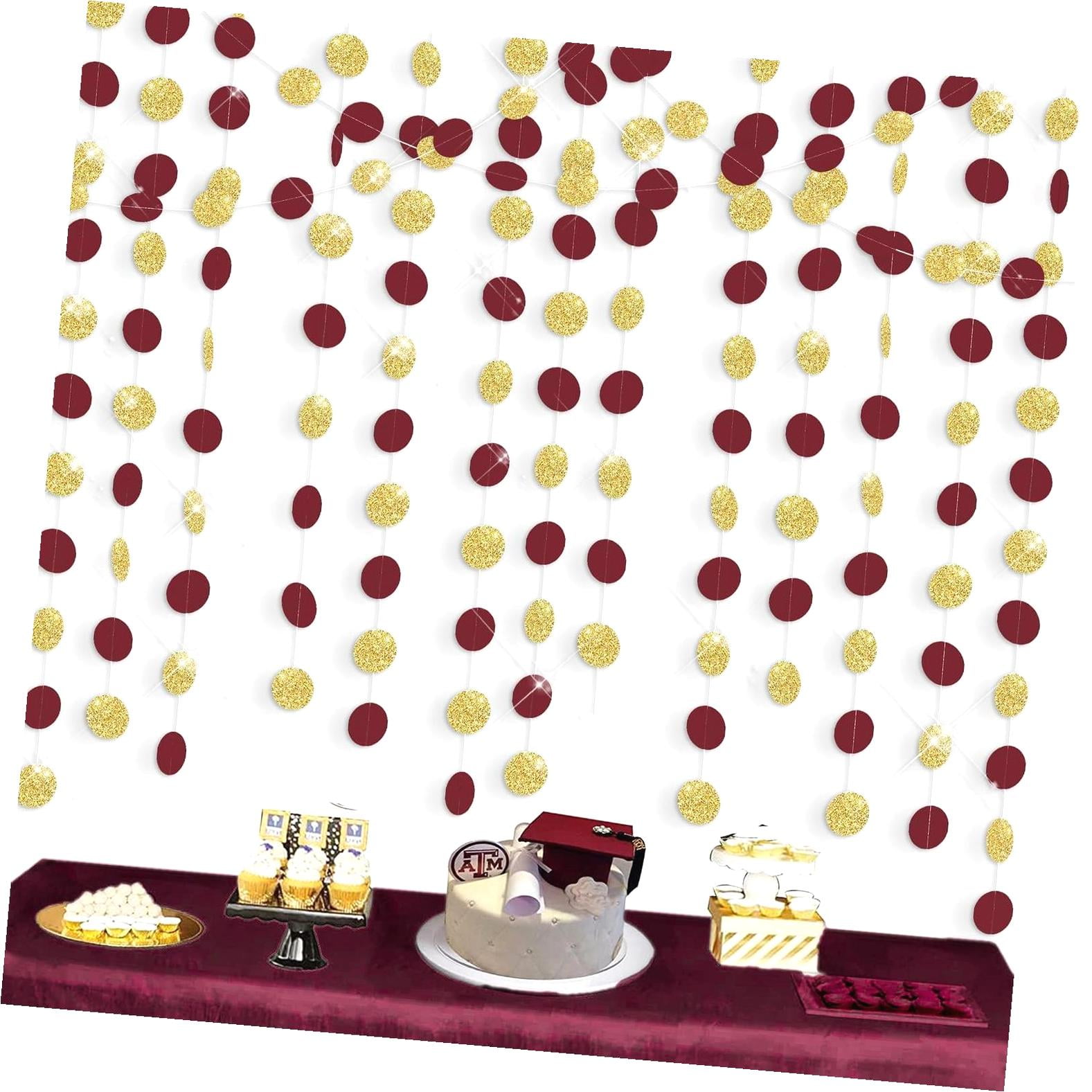 SKYSONIC Graduation Decorations Burgundy 2025/Fall Bridal Shower ...