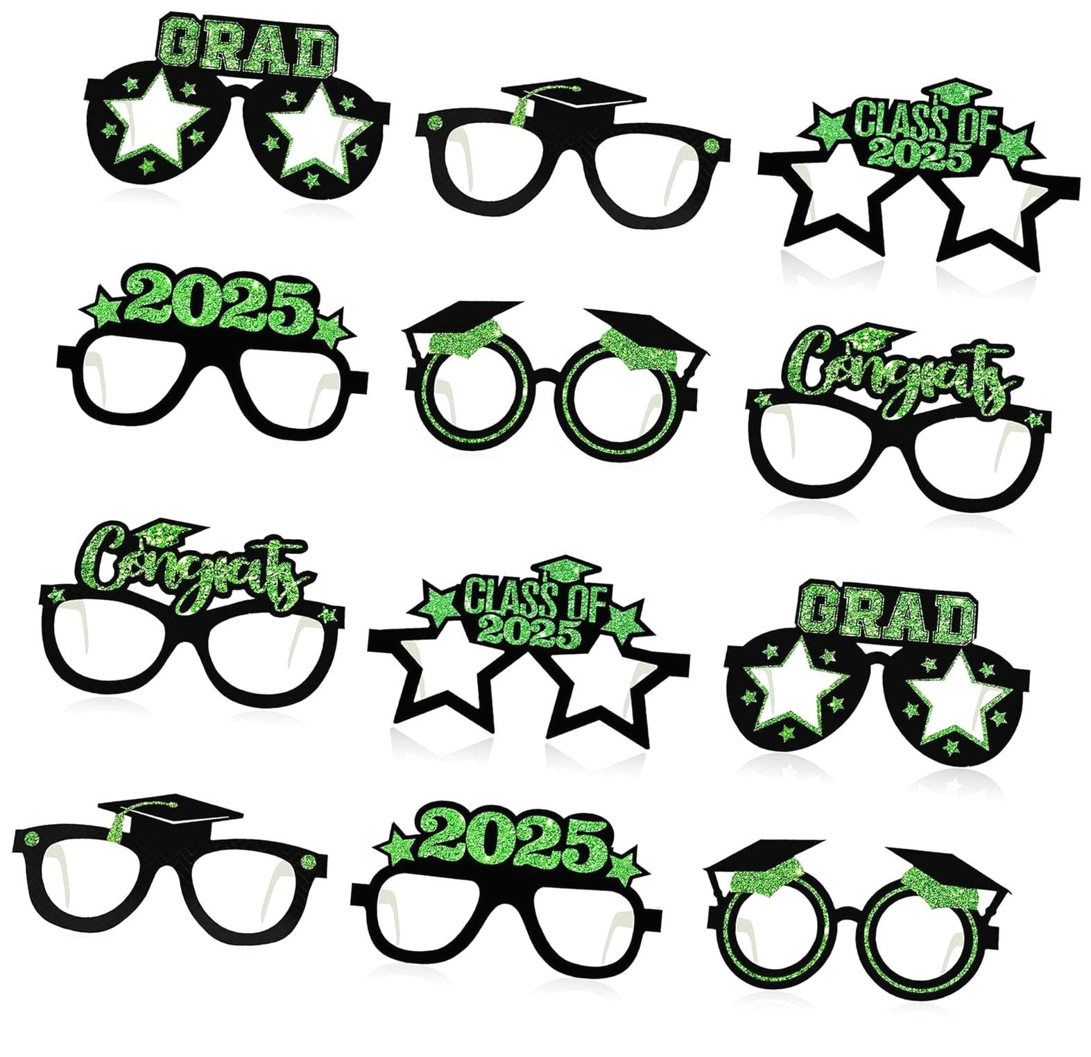 SKYSONIC, Graduation Spectacles 2025 - Large, 12-Pack | Graduation ...
