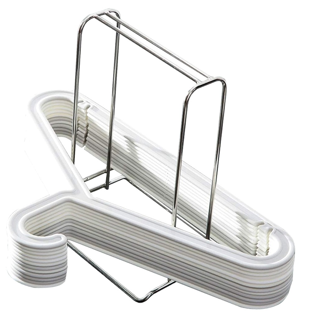 SKYSONIC Hanger Stacker Clothes Hanger Organizer Rack Sturdy Steel ...