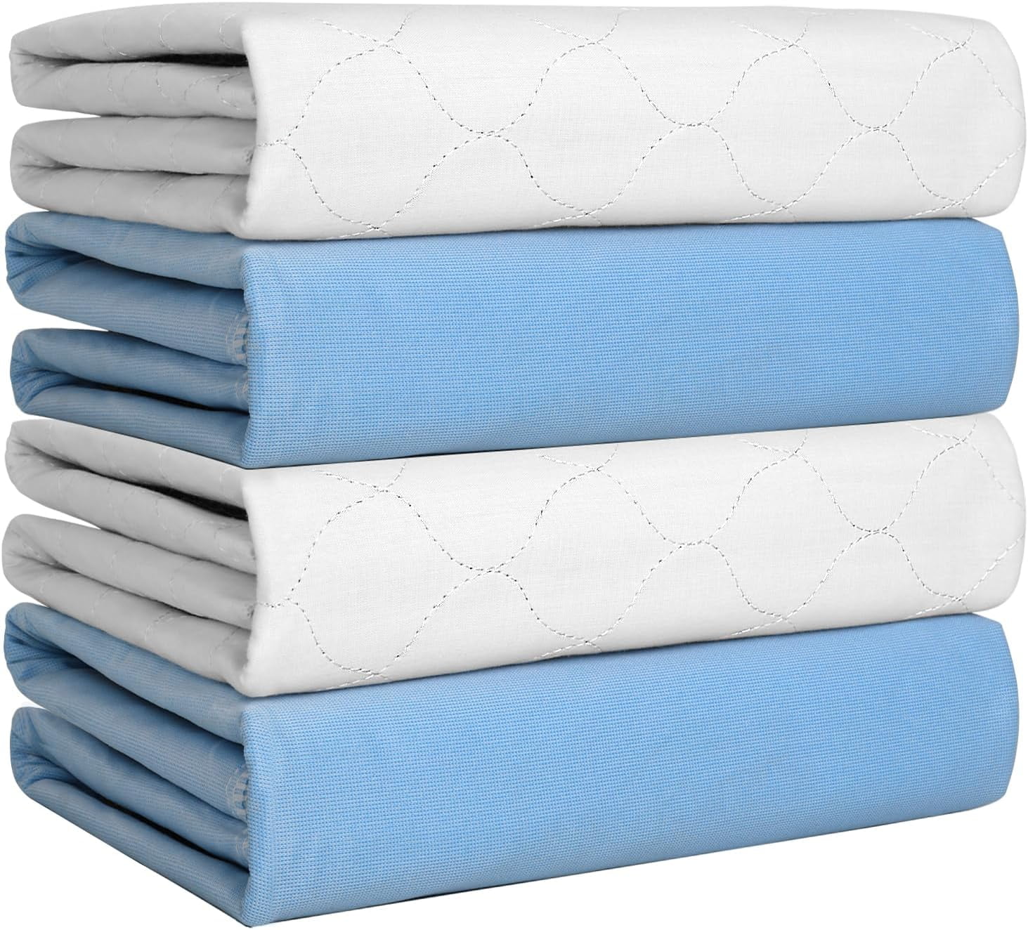 SKYSONIC Heavy Absorbency Bed Pad, Washable and Reusable Incontinence ...