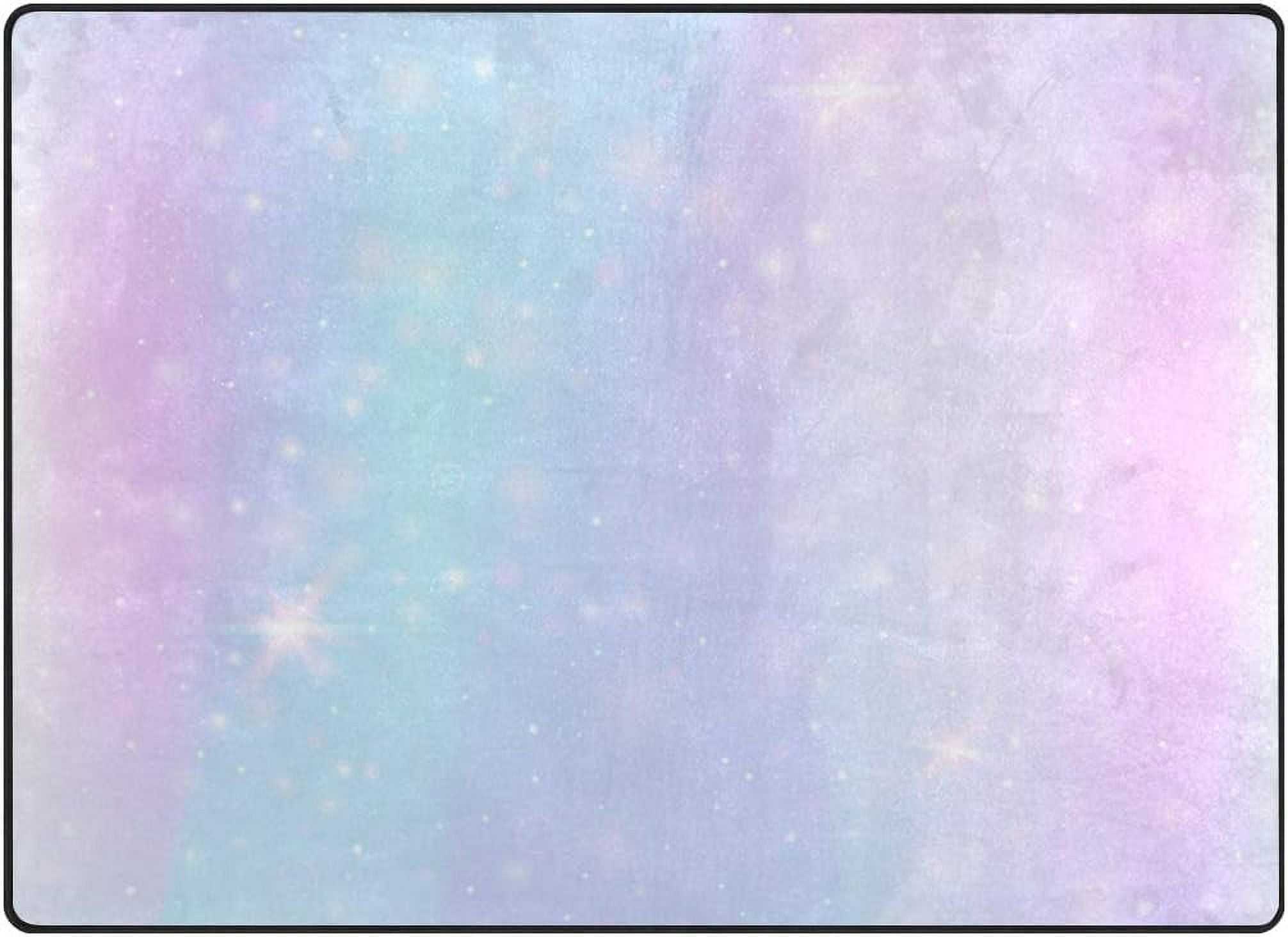 SKYSONIC Hologram Futuristic Gradient Backdrop Area Rug Carpet 60x48 ...