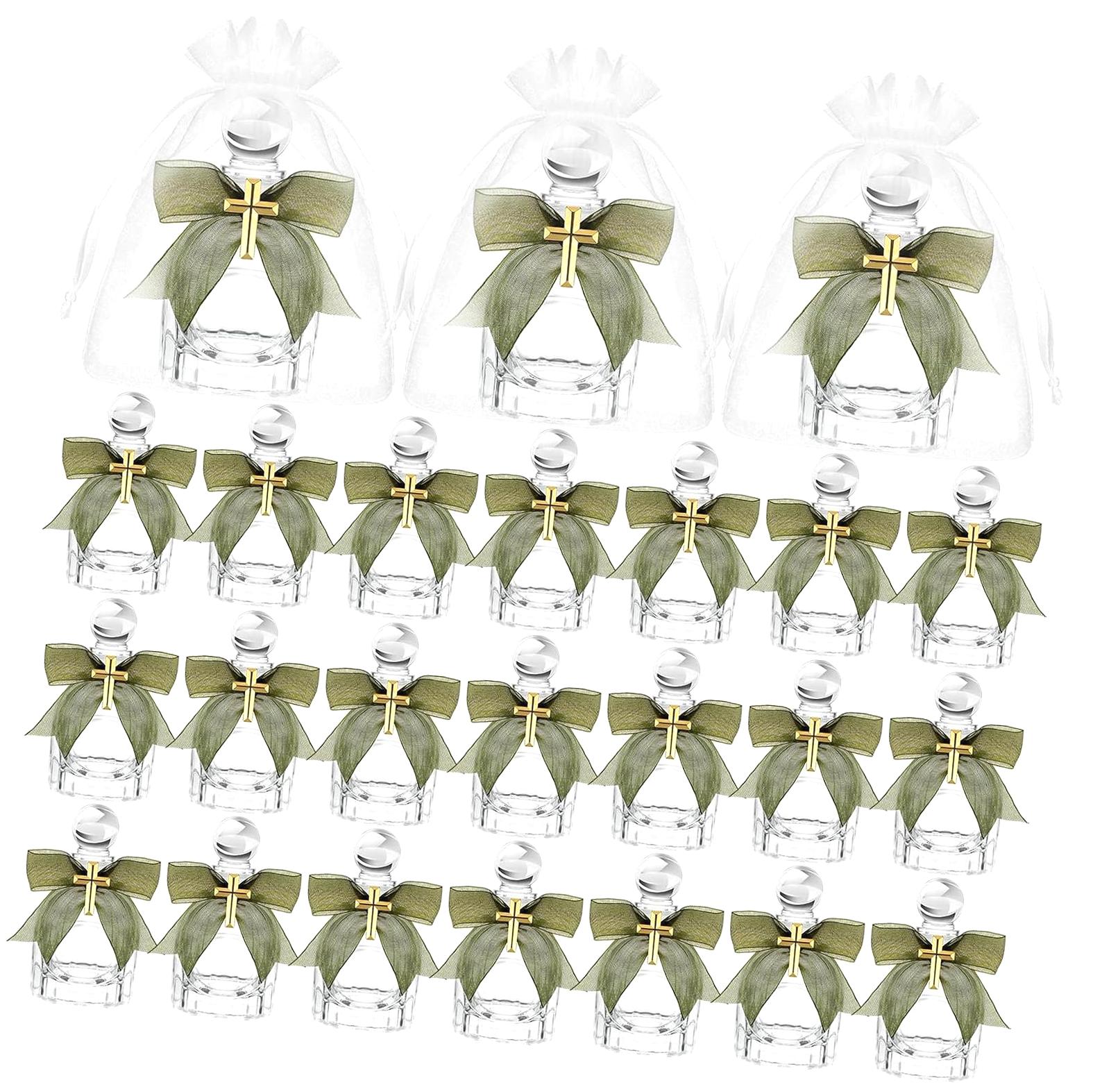 SKYSONIC Holy Catholic Bulk Glass Baptism Favors for Guests Christian ...