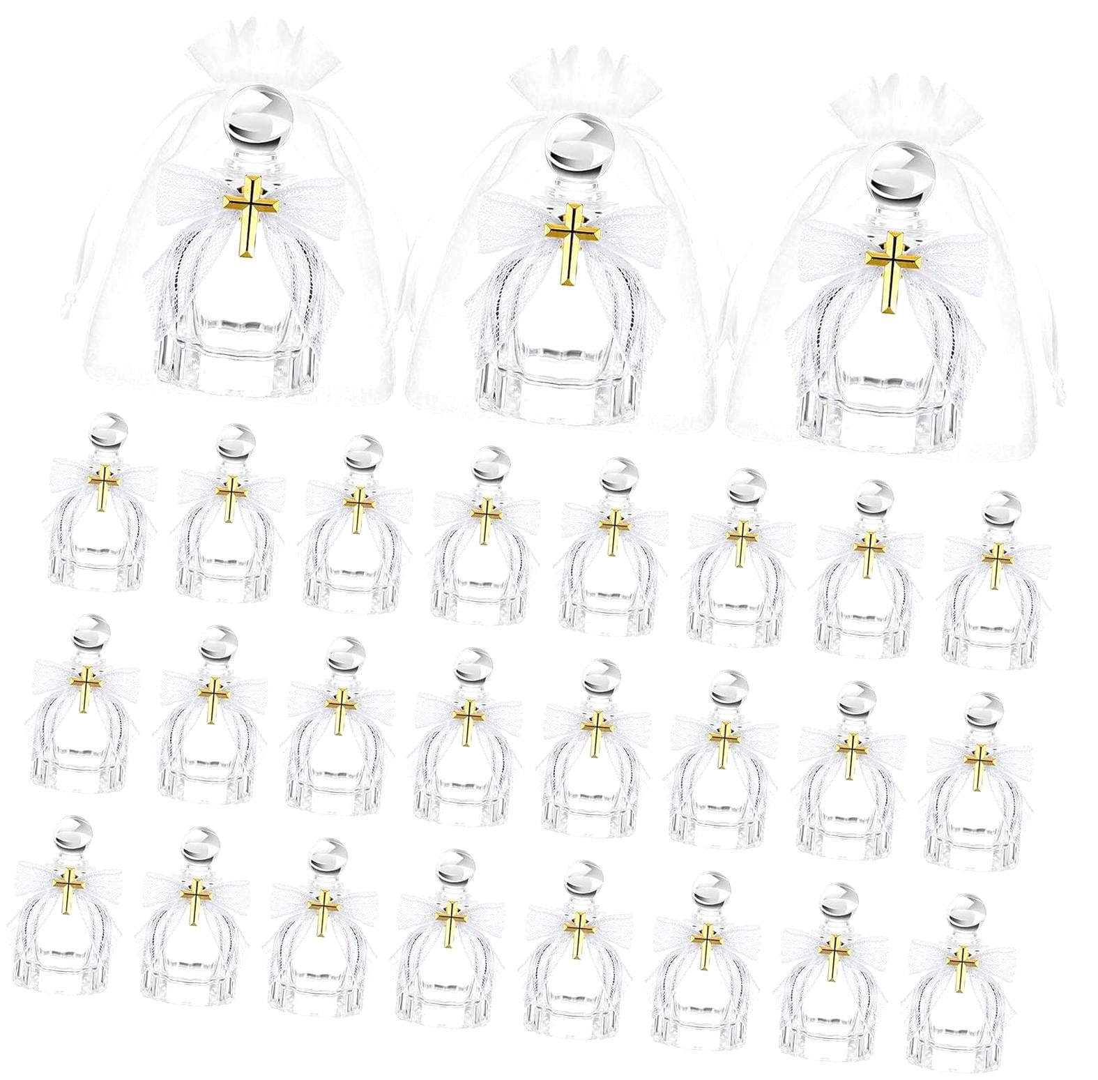 SKYSONIC Holy Catholic Bulk Glass Baptism Favors for Guests Christian ...