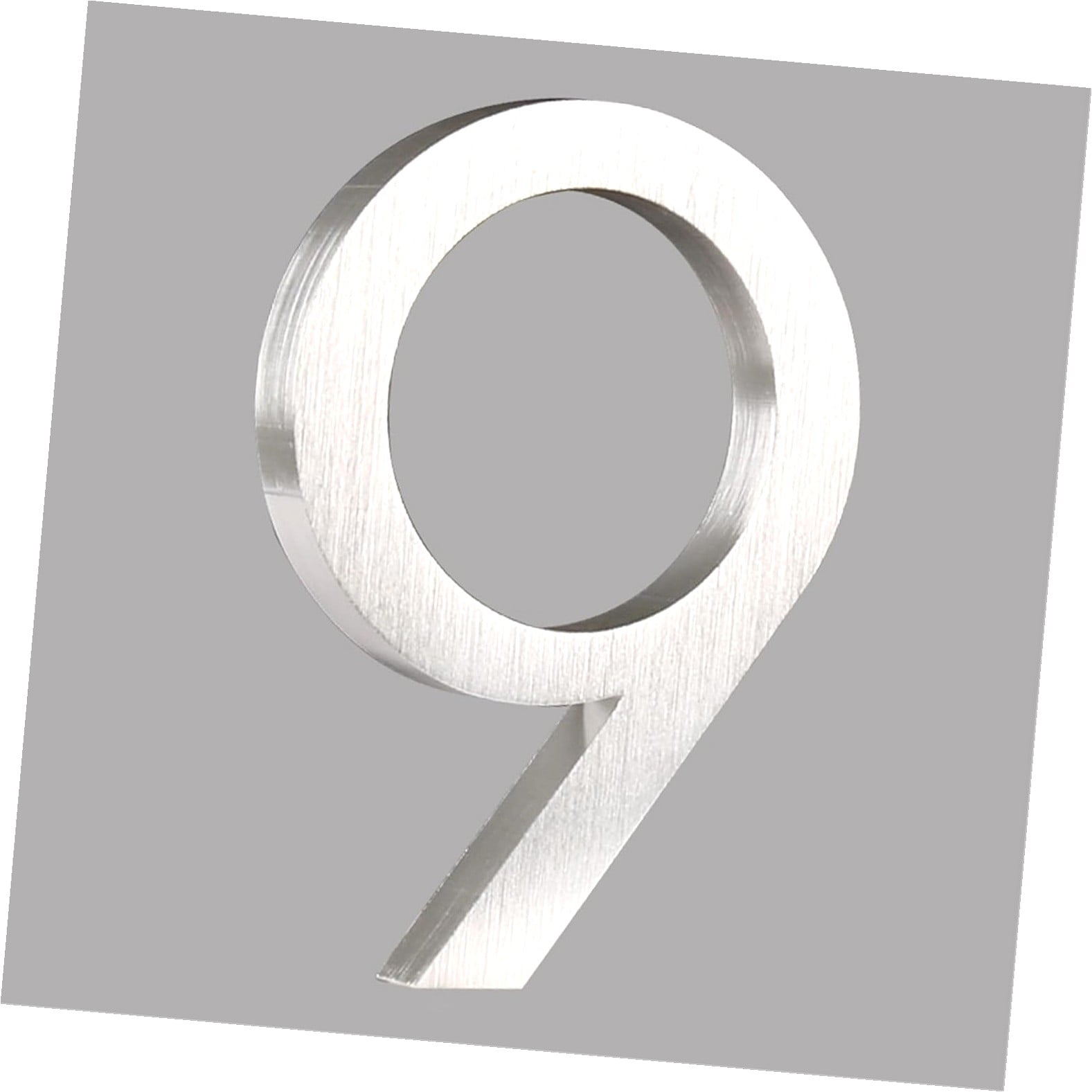 SKYSONIC House Number 6 Inch Stylish Door Numbers Alphabet Plaque ...