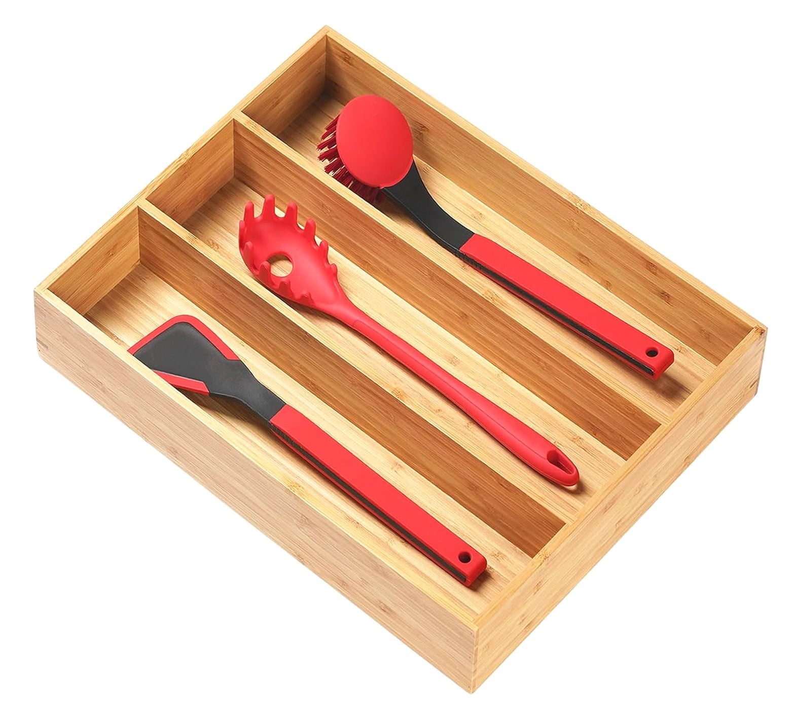 SKYSONIC Kitchen Utensils Organizer, 13 Inch Drawer Dividers for ...