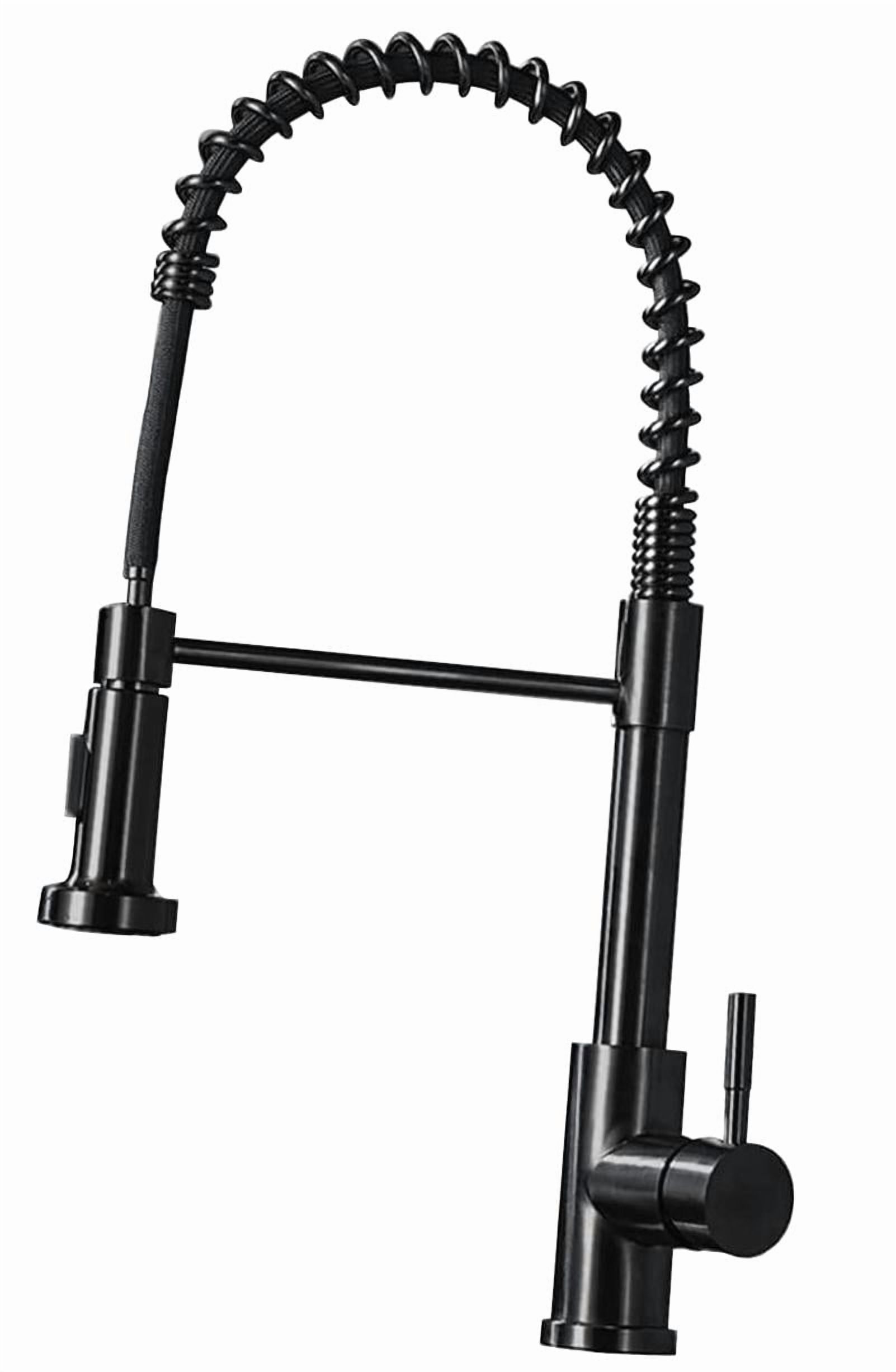 SKYSONIC Kitchen with Pull Down Sprayer, Spring Single Handle Kitchen ...