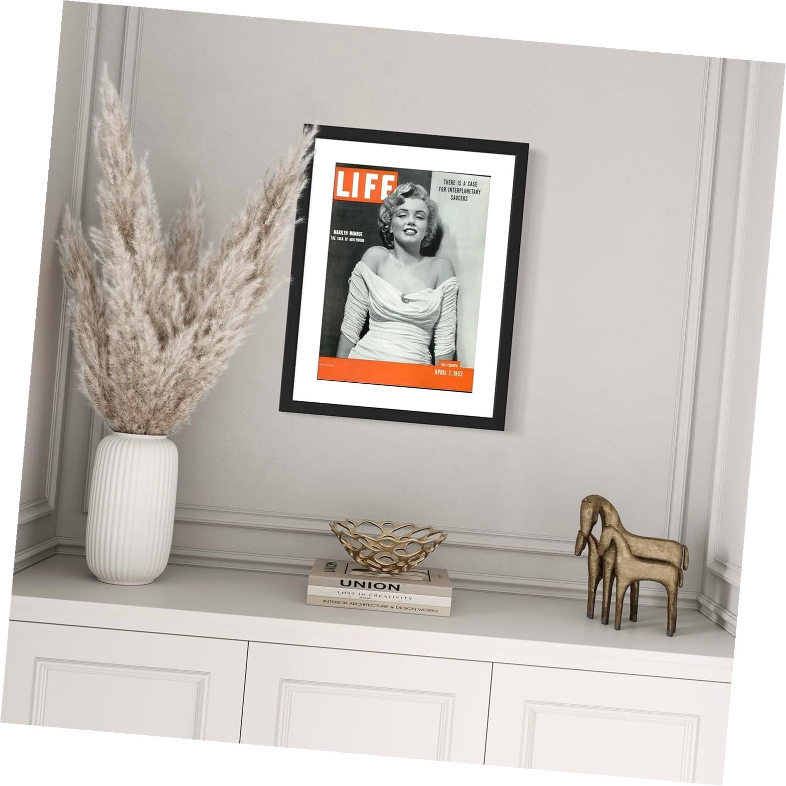 SKYSONIC LIFE Magazine Wood Picture Frame - Complete with Acrylic ...