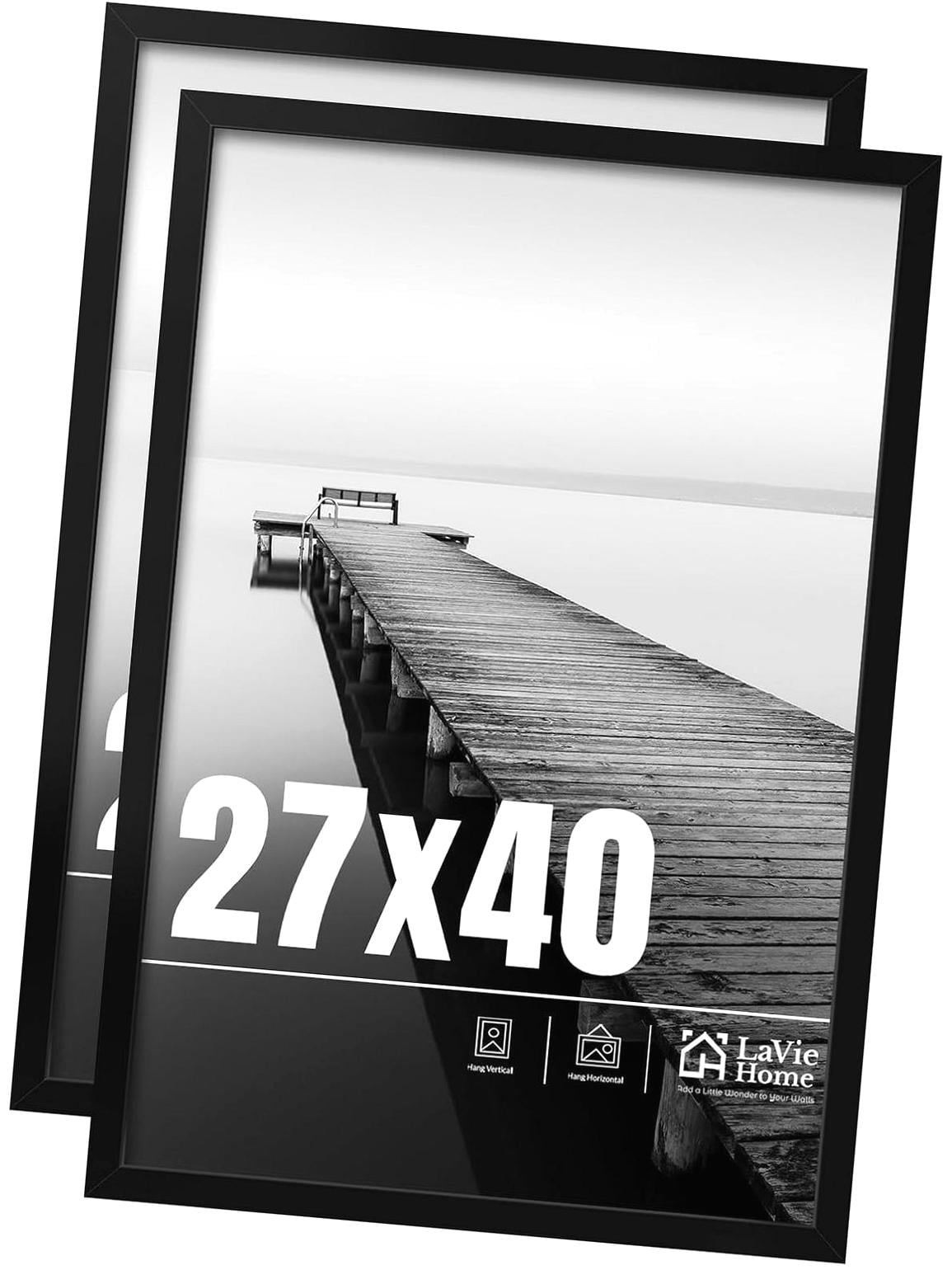 SKYSONIC LaVie 27x40 Frame Set, 2-Piece, Showcase 27 by 40 Posters, HD ...
