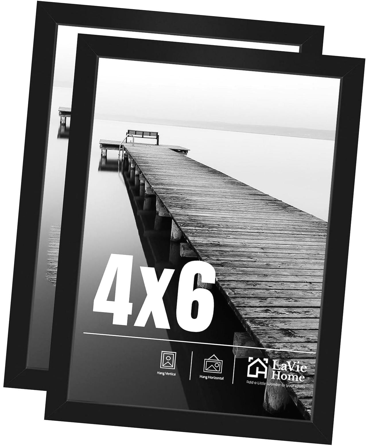 SKYSONIC LaVie 4x6 Picture Frame 2 pack, Display Pictures 4 x 6 Frame ...