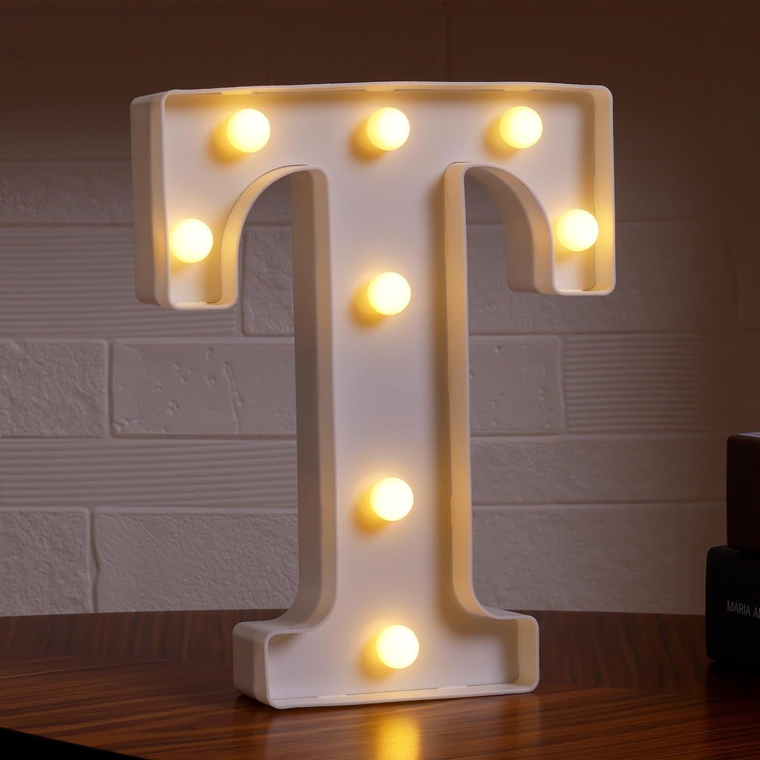 SKYSONIC Led Marquee Letters, 26 Alphabet Light Up Letters, Small Led ...