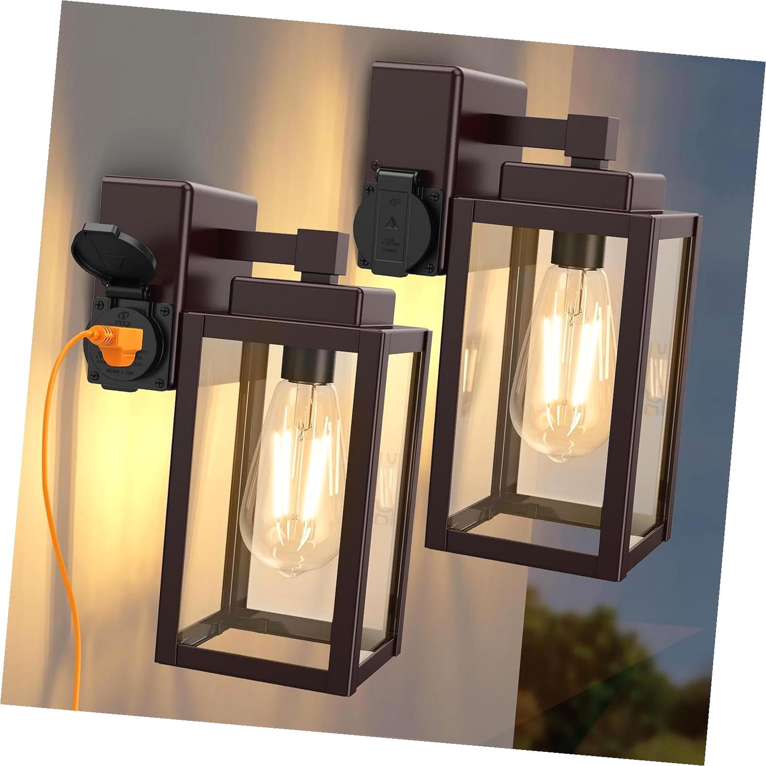 SKYSONIC Light Fixtures, Porch Sconces Wall Mounted Lighting, Wall ...