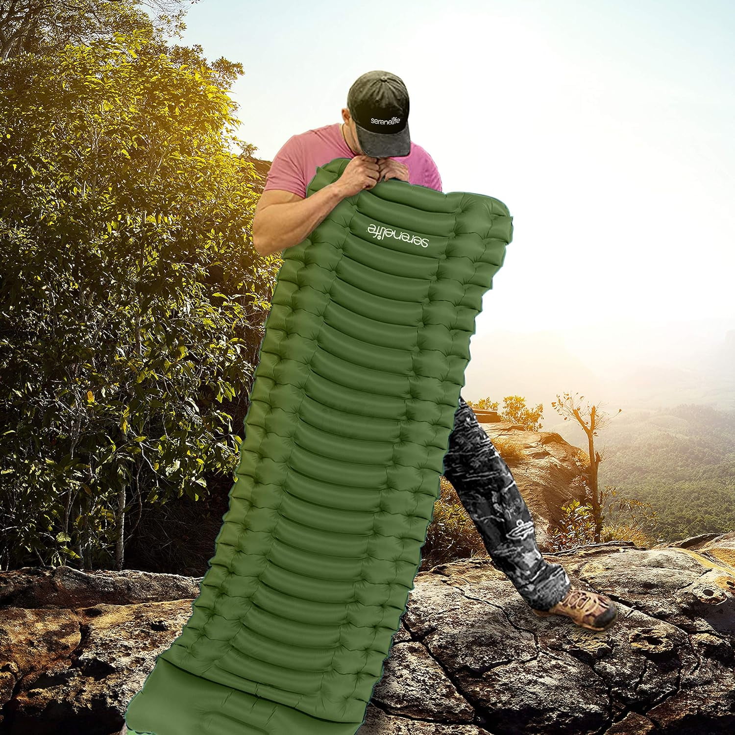 SKYSONIC Lightweight & Compact Camping Gear – Sleeping Bags with Built ...