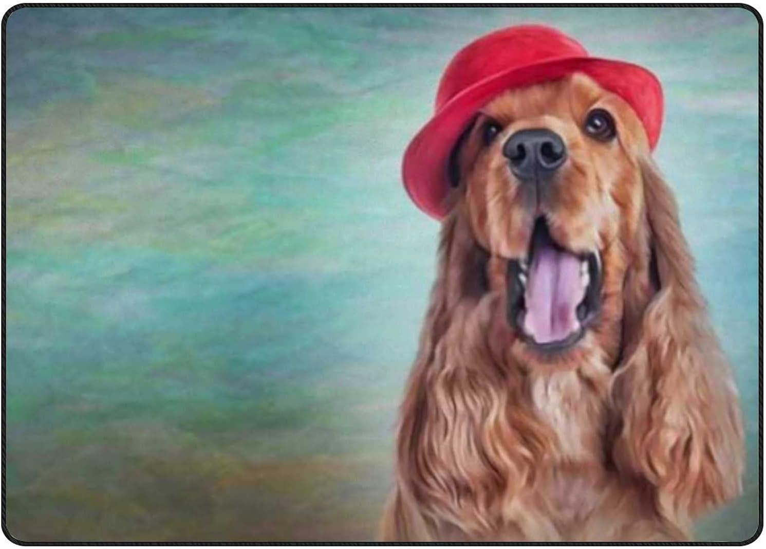 SKYSONIC Lightweight Soft Area Rugs Cute English Cocker Spaniel Dog ...