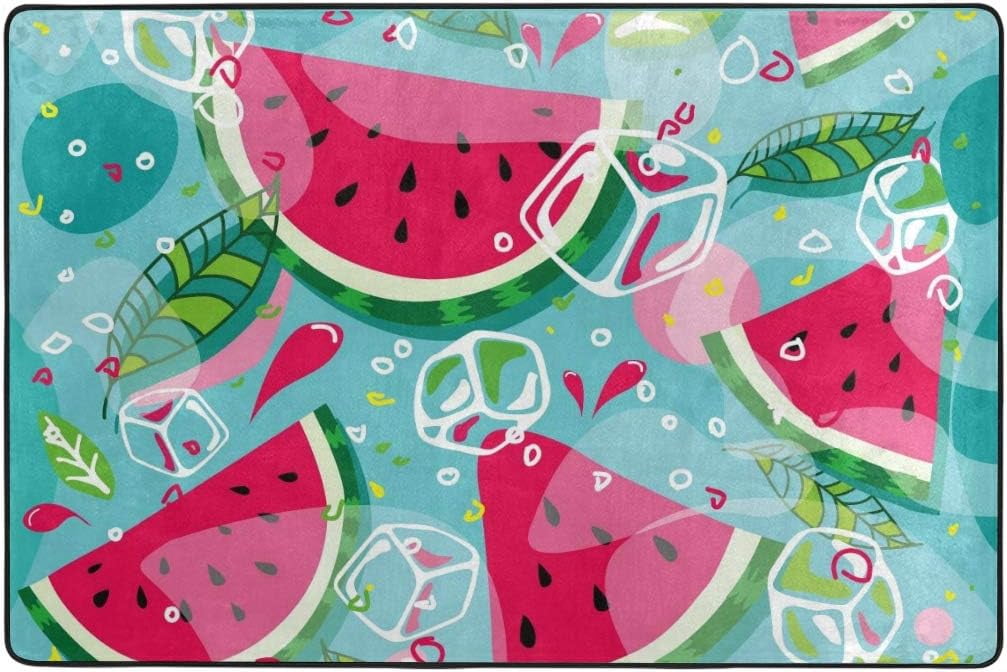 SKYSONIC Lightweight Soft Area Rugs Watermelon Full Colors Floor Mat ...