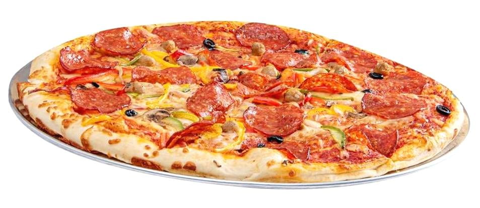 SKYSONIC Met Lux 18 Inch Commercial Pizza Pan, Single Coupe Style Pizza ...
