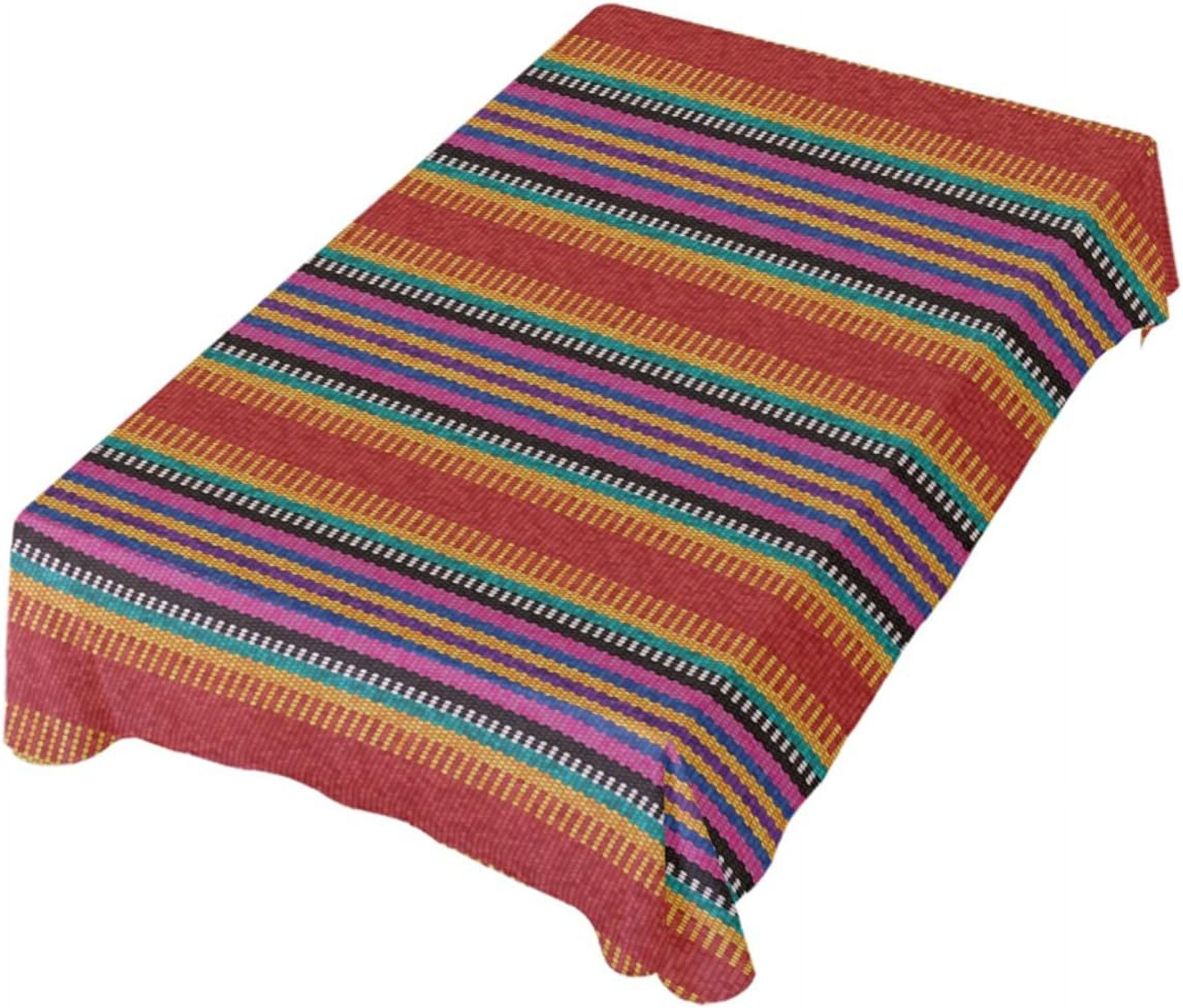 SKYSONIC Mexican Tablecloth Mexican Serape Blanket for Mexican Party ...
